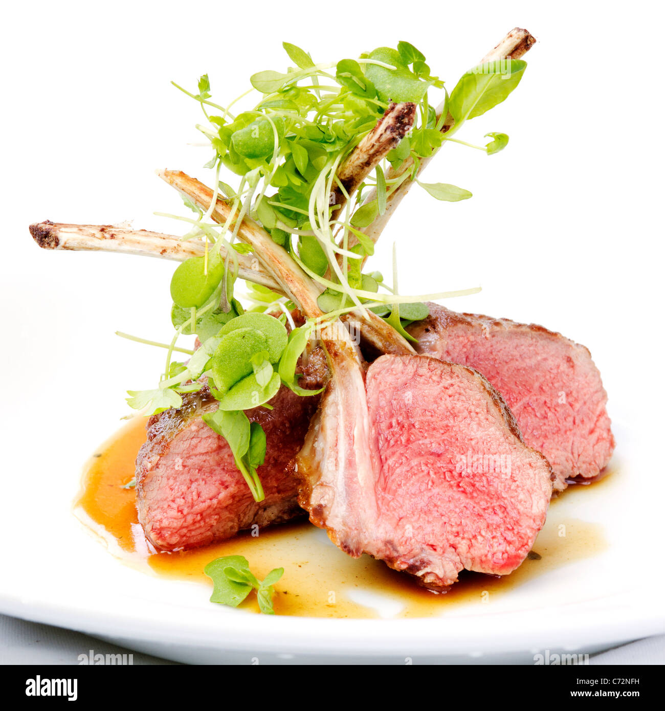 Cooked Lamb Chop Plate High Resolution Stock Photography and Images - Alamy