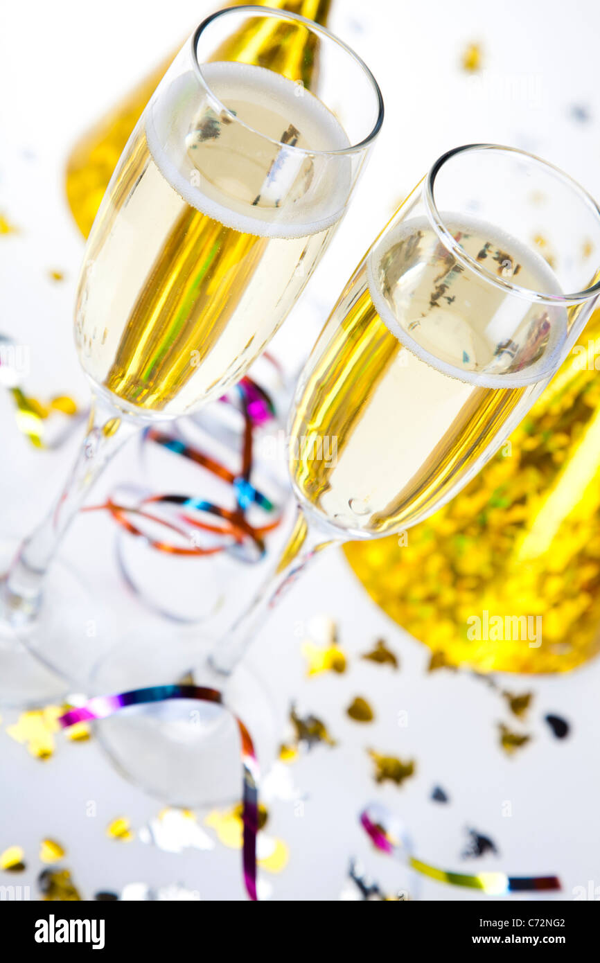 Party with champagne Stock Photo - Alamy