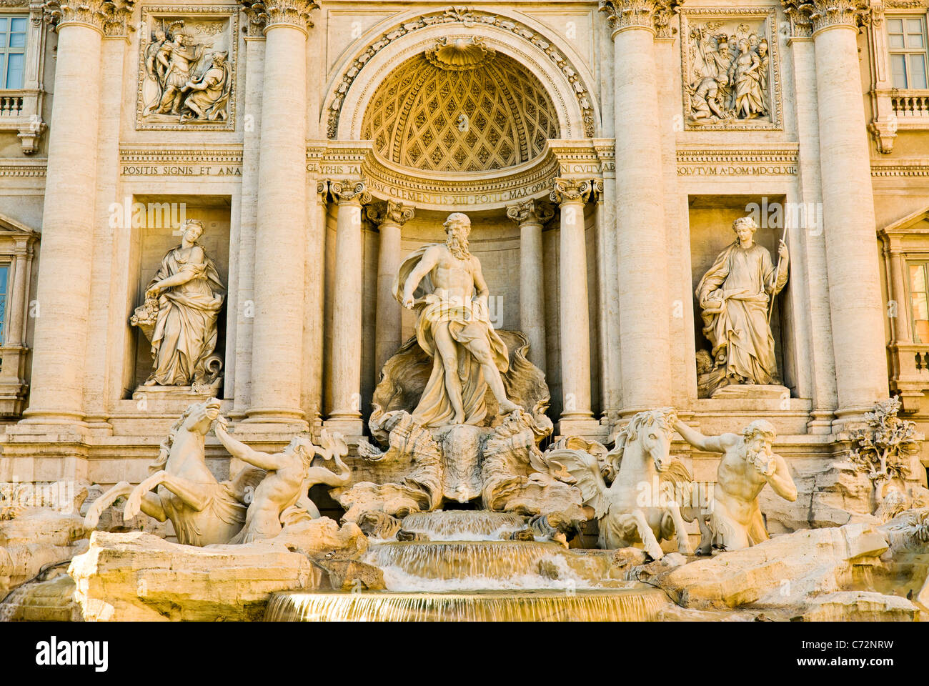 Rome Italy Trevi Fountain Stock Photo - Alamy