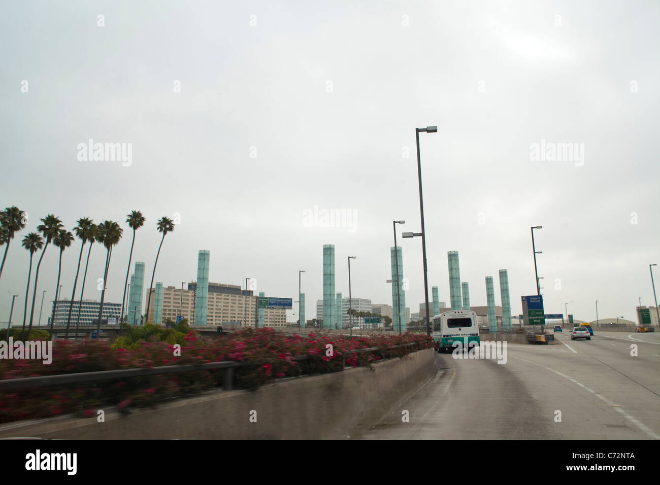 Lax airport aerial view hi-res stock photography and images - Alamy