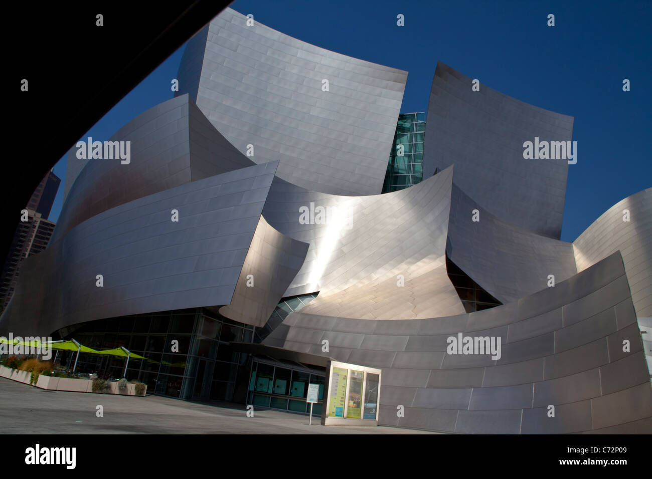 The Walt Disney Concert Hall in Los Angeles California home of the Los ...