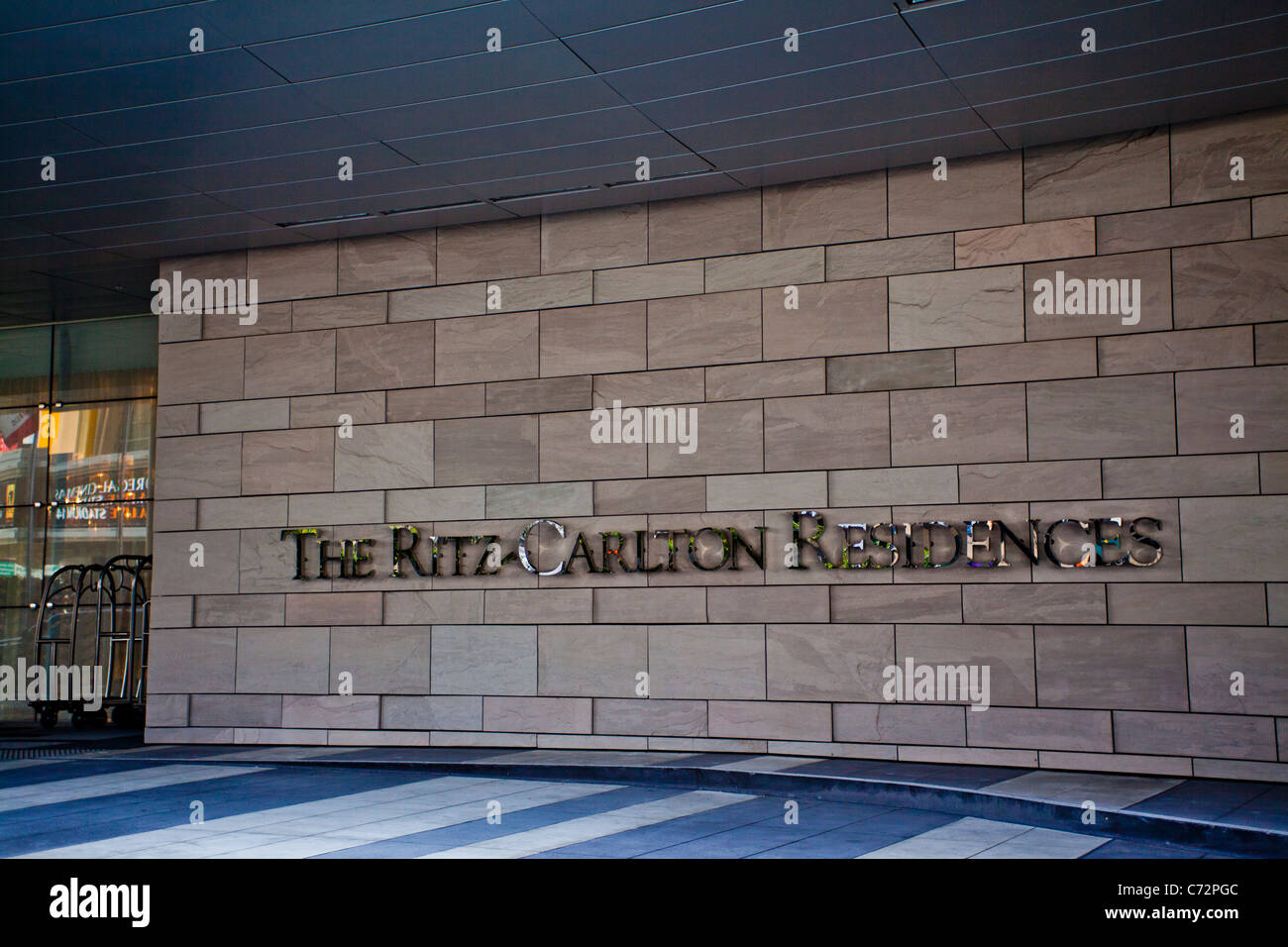 The Marriott Hotel and Ritz Carlton residences in downtown Los Angeles ...