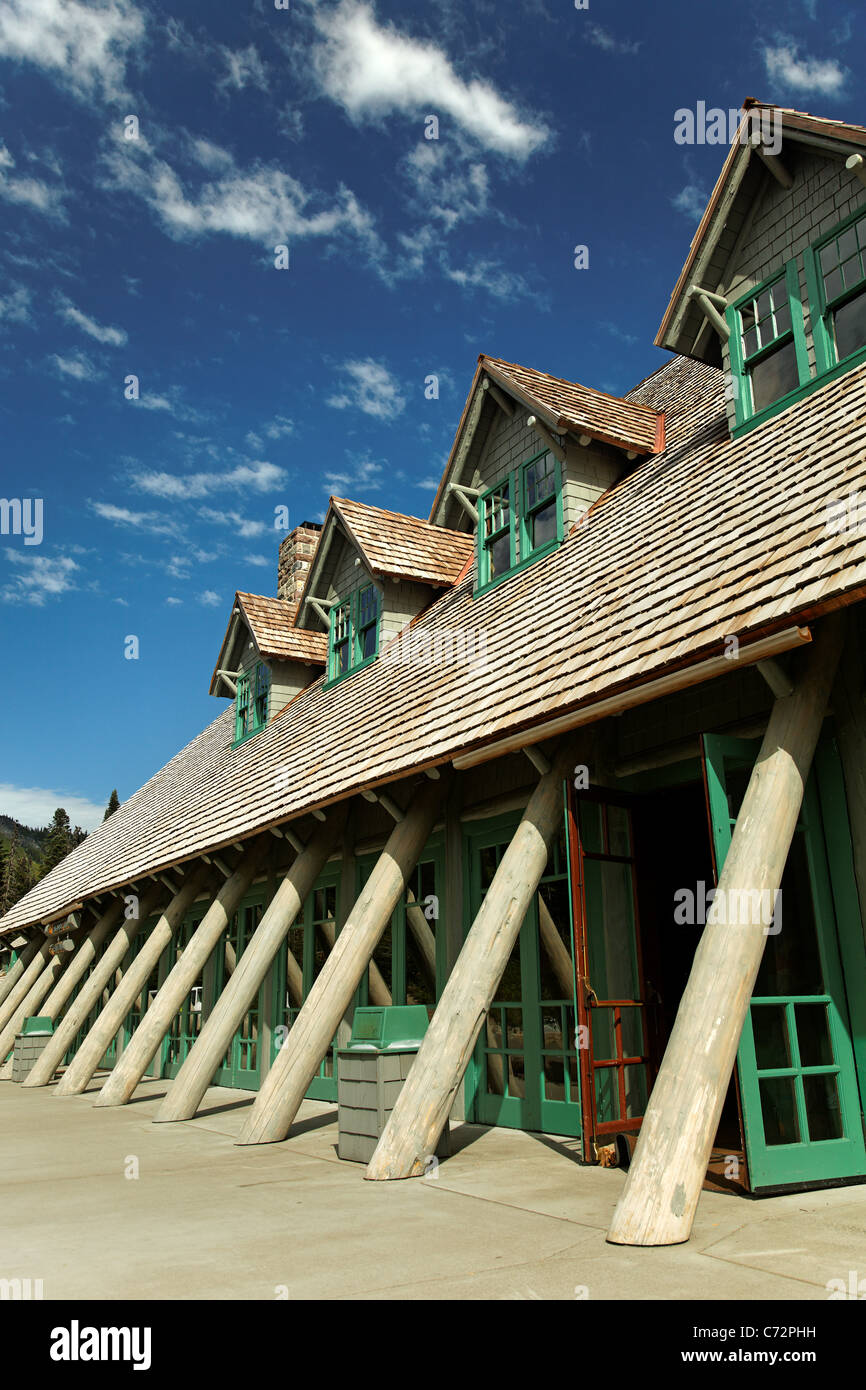 Paradise Inn, Mt. Rainier National Park, Washington Stock Photo - Alamy