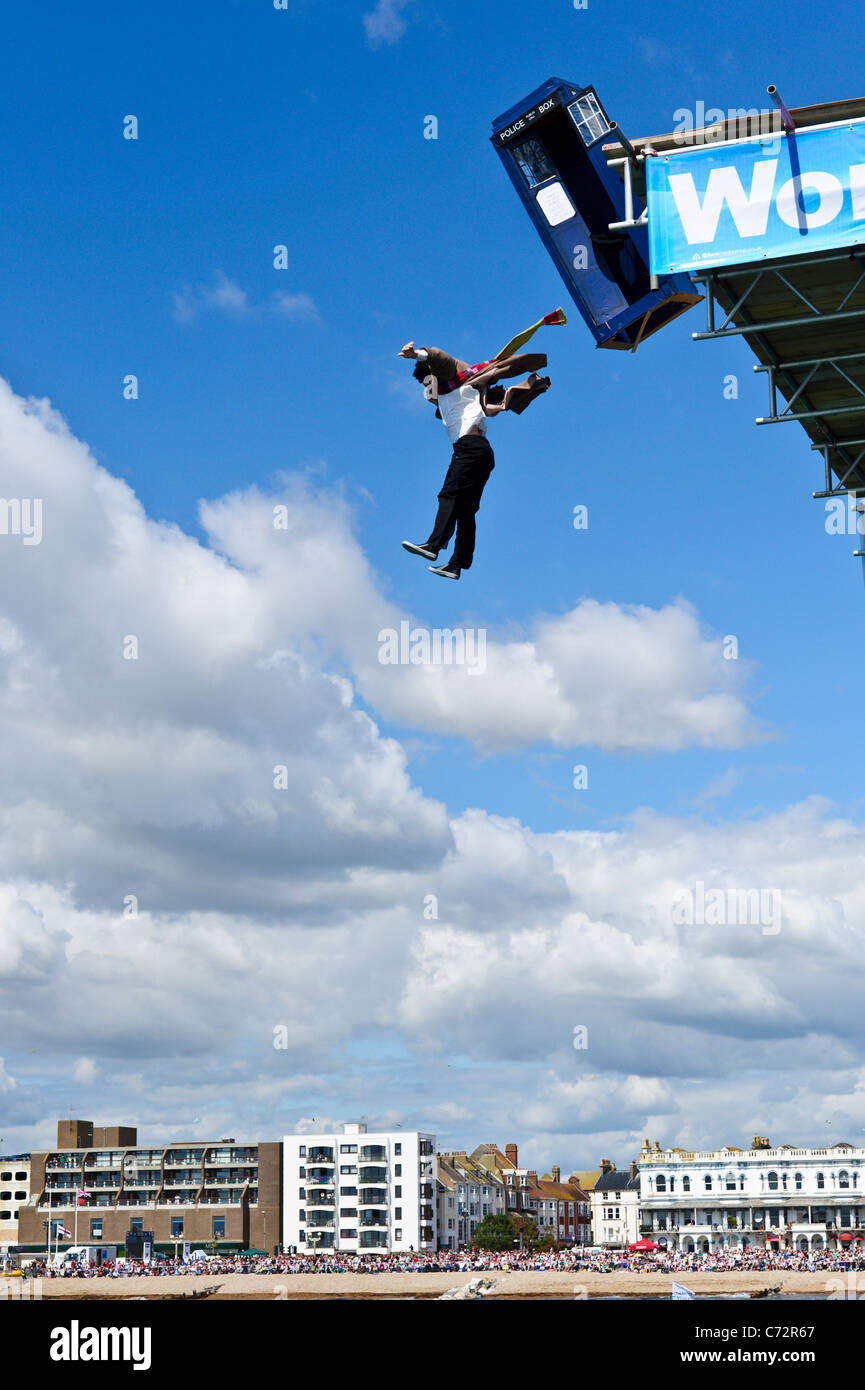 Man jumps from above hi-res stock photography and images - Alamy