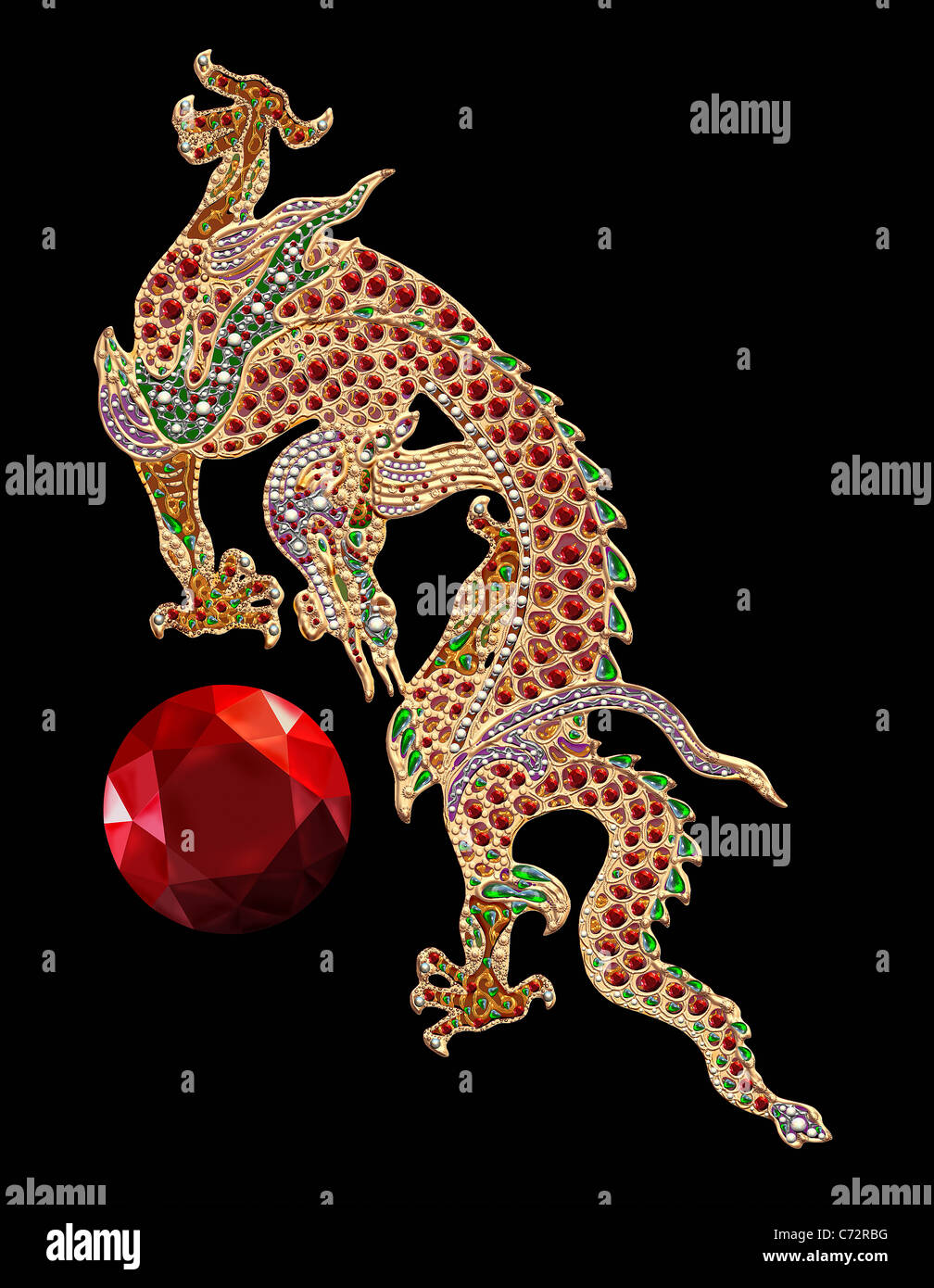 Jewel dragon hi-res stock photography and images - Alamy