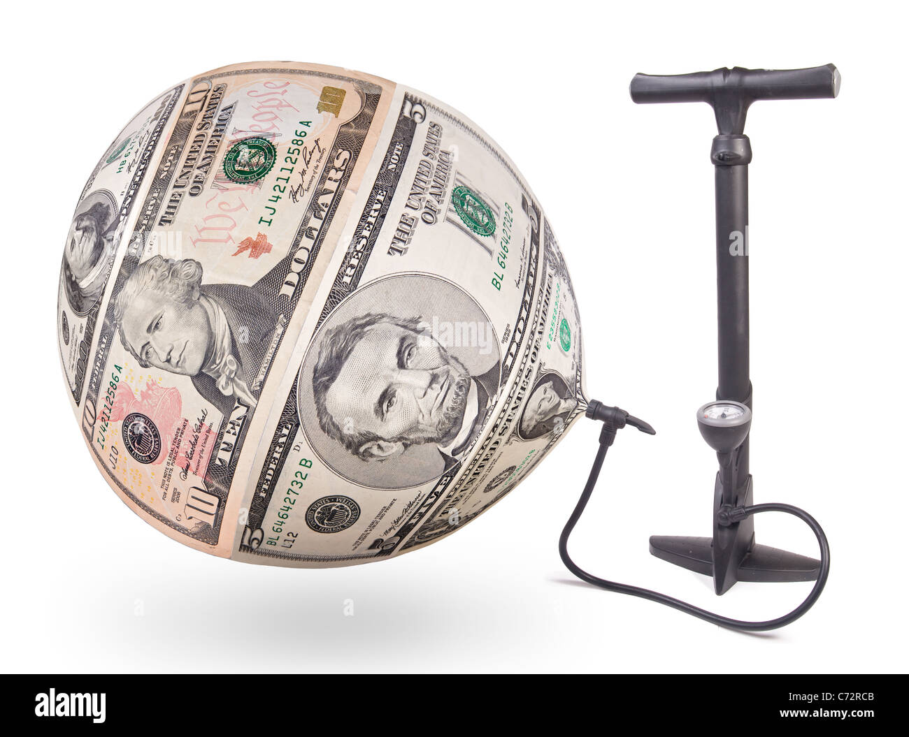 Inflating money hi-res stock photography and images - Alamy