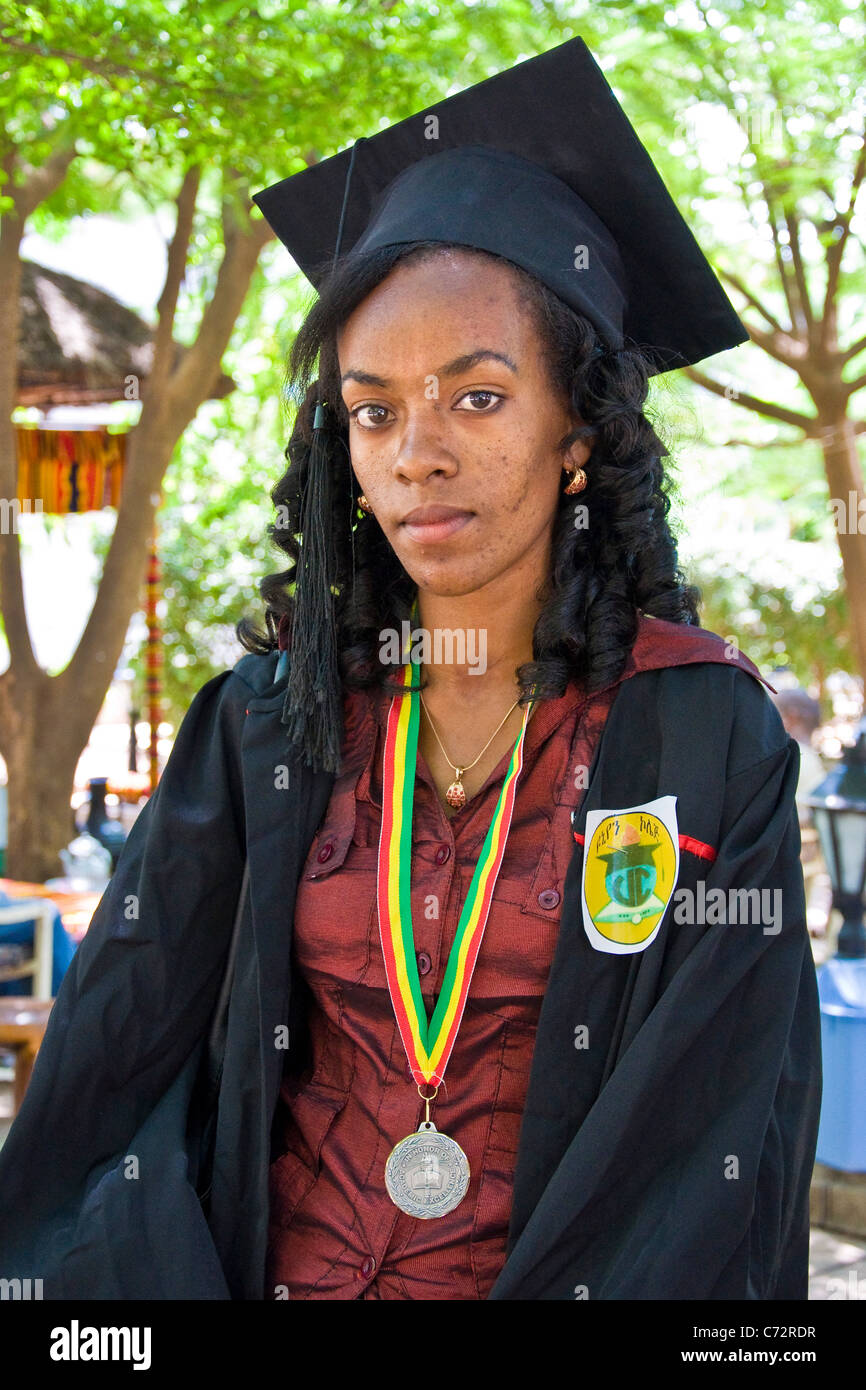 Recent graduate college student, Arba Minch, Ethiopia Stock Photo - Alamy