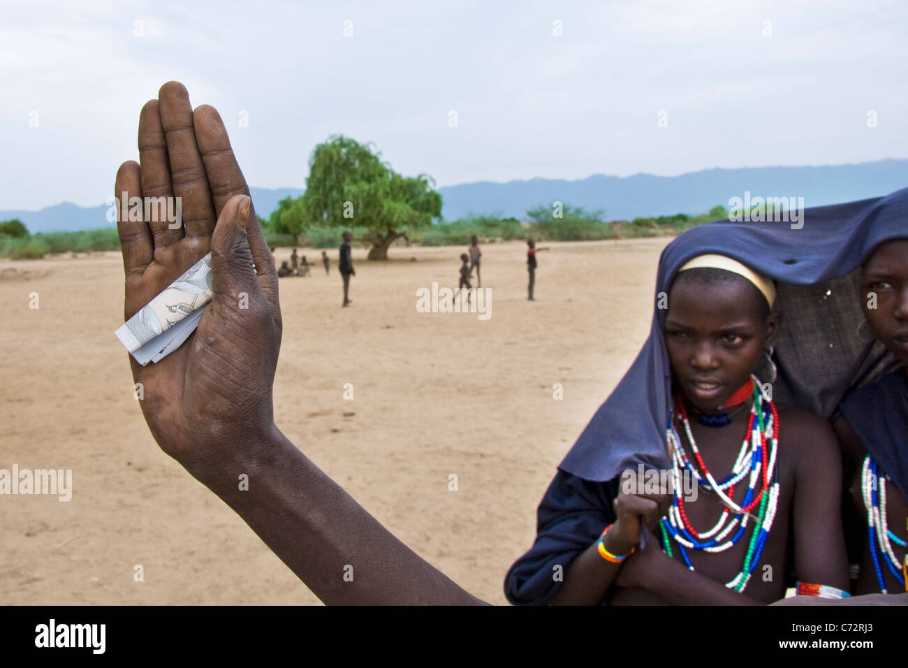 Arbore people, Surrounding of Waito, Ethiopia Stock Photo - Alamy