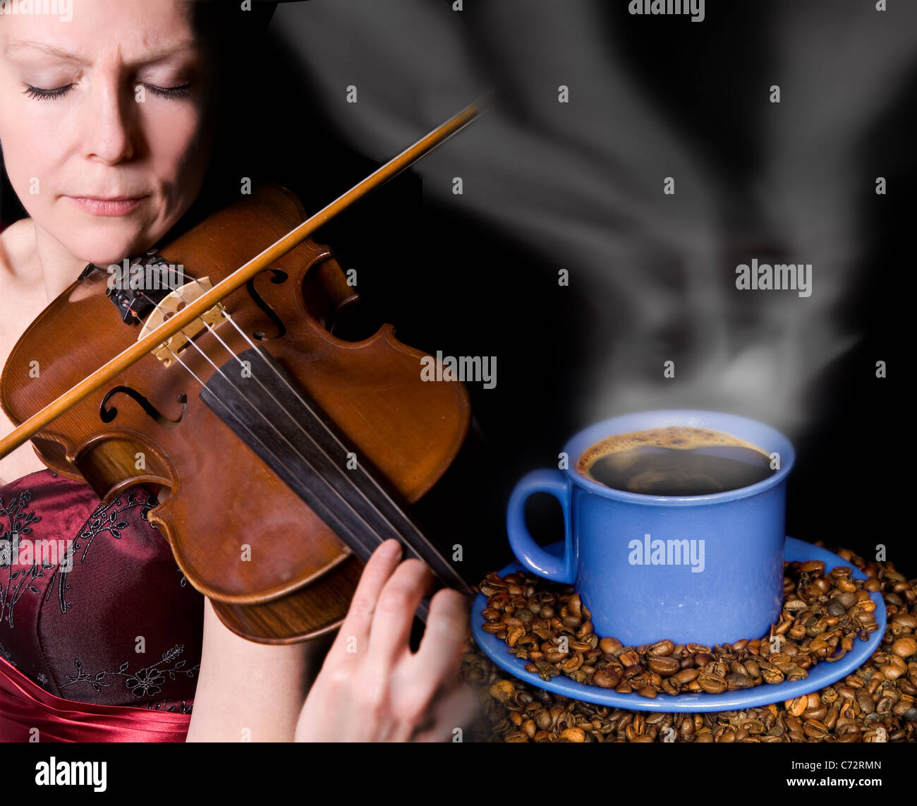 Woman playing fiddle violin traditional hi-res stock photography and ...