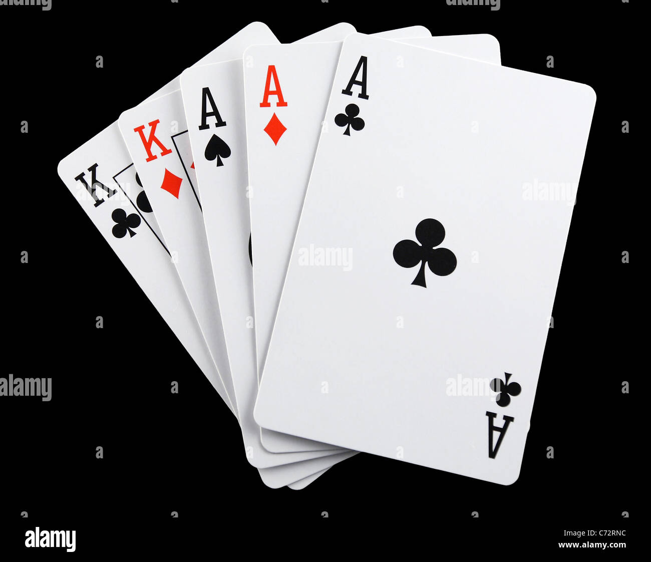 Poker hand full house High Resolution Stock Photography and Images - Alamy