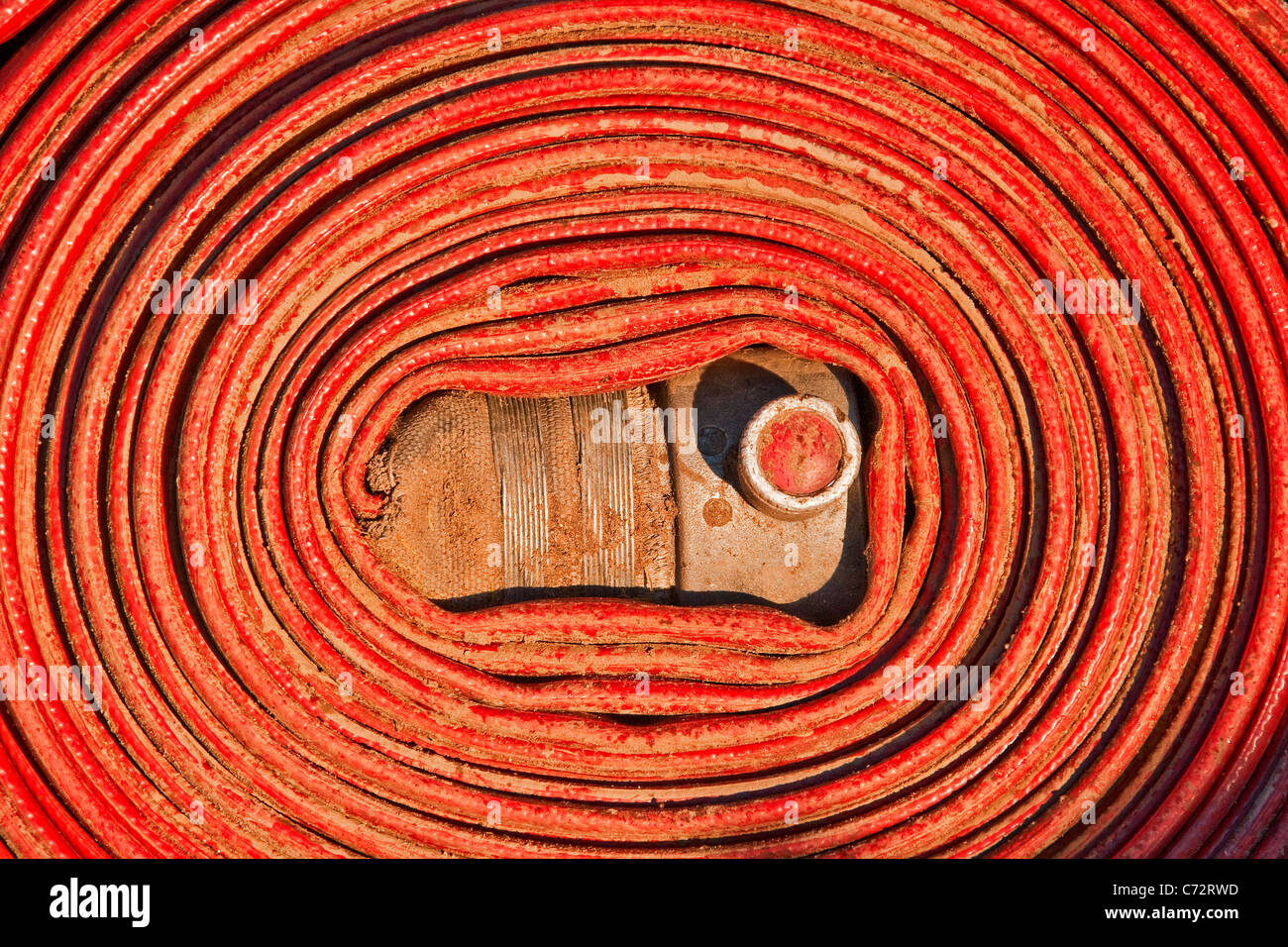 Fire hose roll firefighting equipment hi-res stock photography and ...