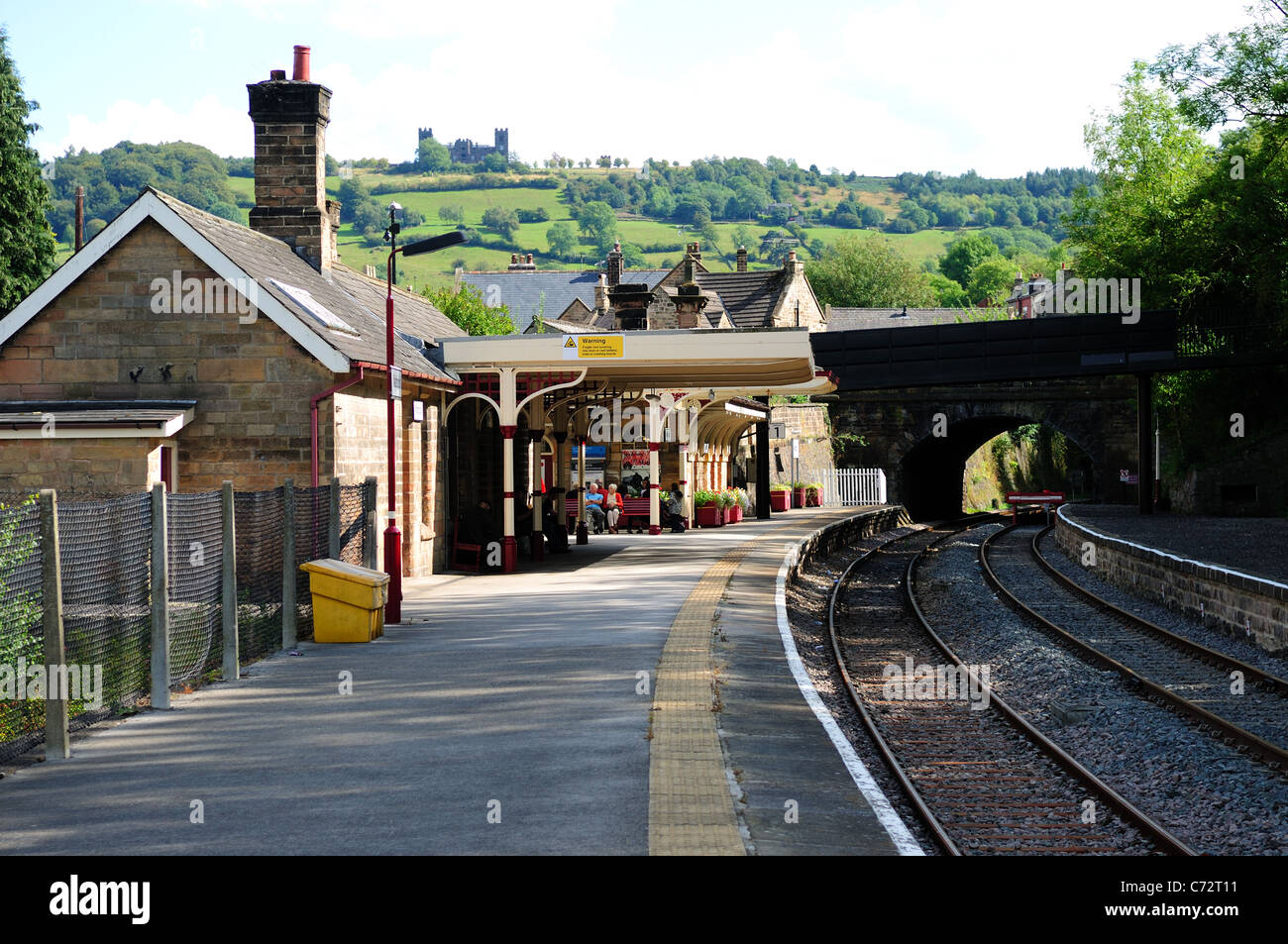 Matlock Town Train Station .Derwent valley Line/Peak stream Rail Stock ...