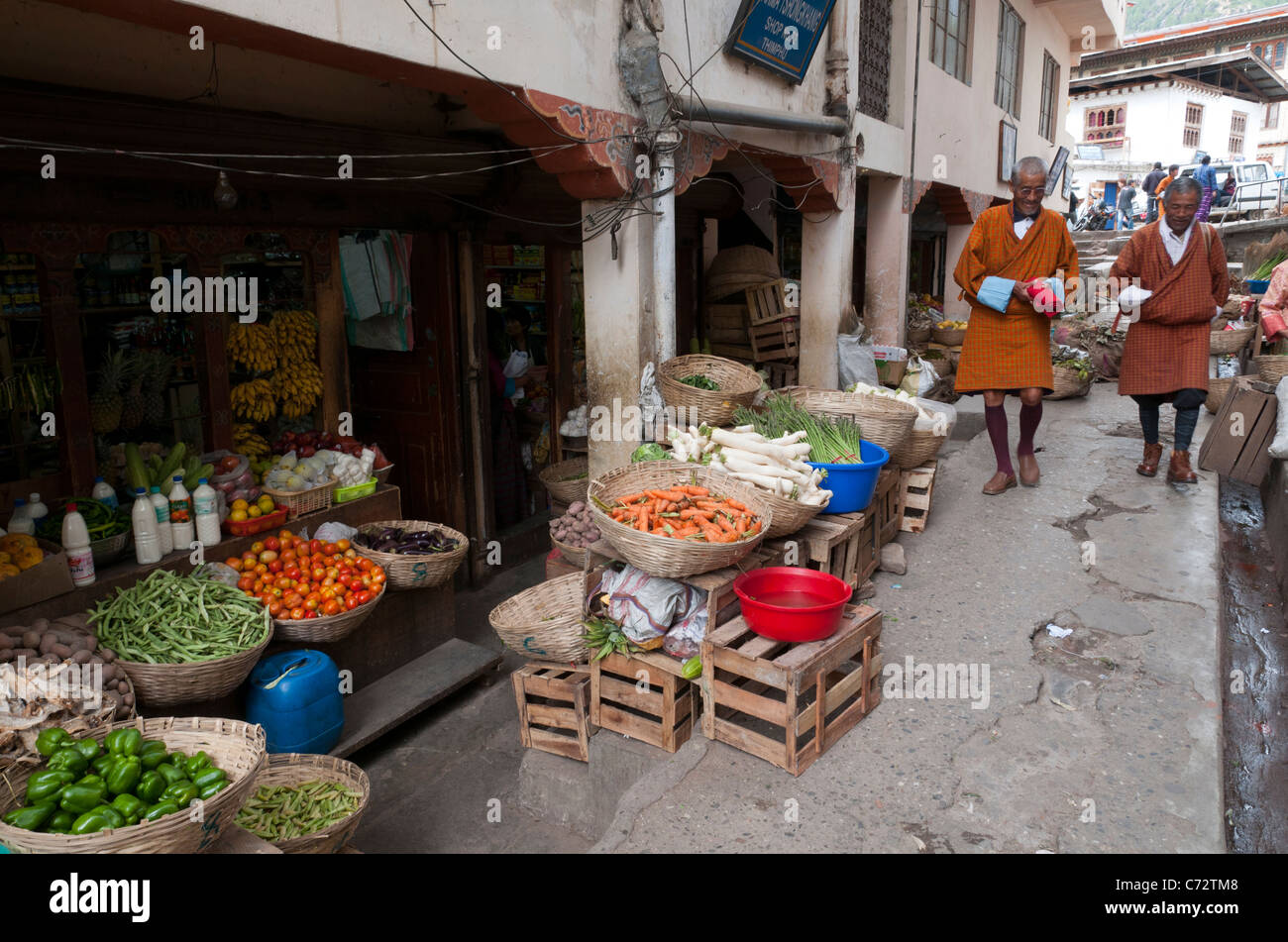 Thimpu bhutan market hi-res stock photography and images - Alamy