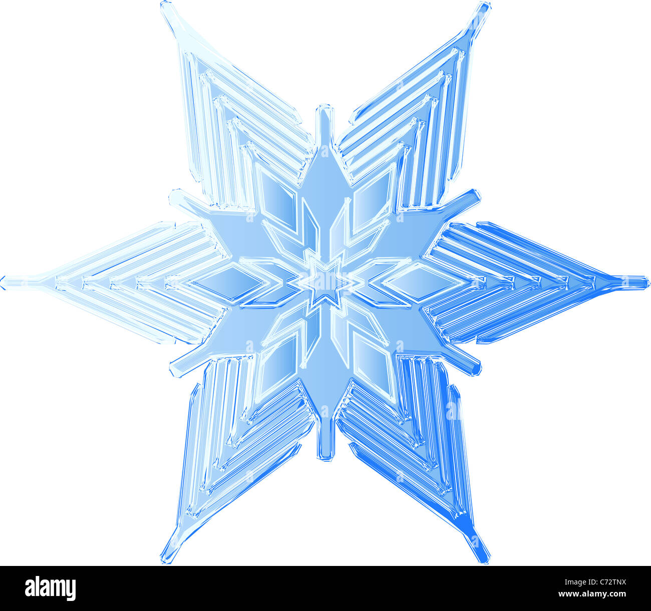 Colour Blue Clipart Snowflake