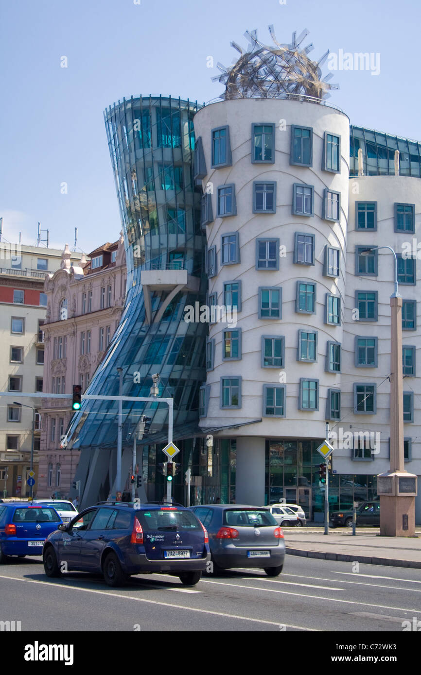 Dancing house designed frank gehry hi-res stock photography and images ...