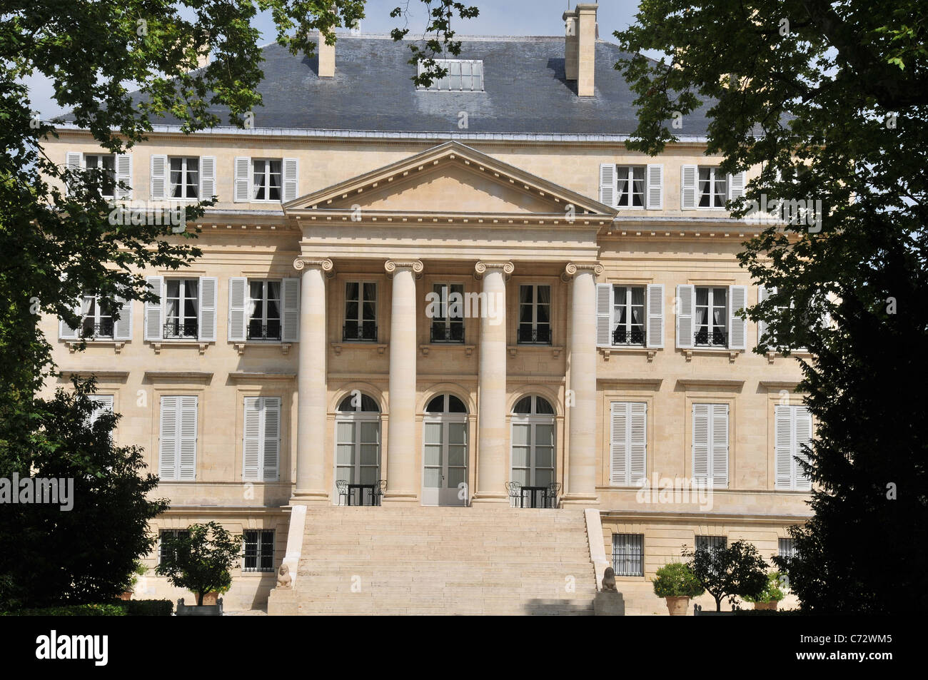 Chateau Margaux, Medoc, France Stock Photo - Alamy