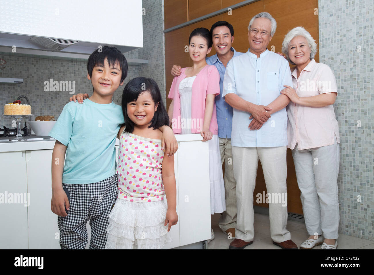 Happy family life Stock Photo - Alamy