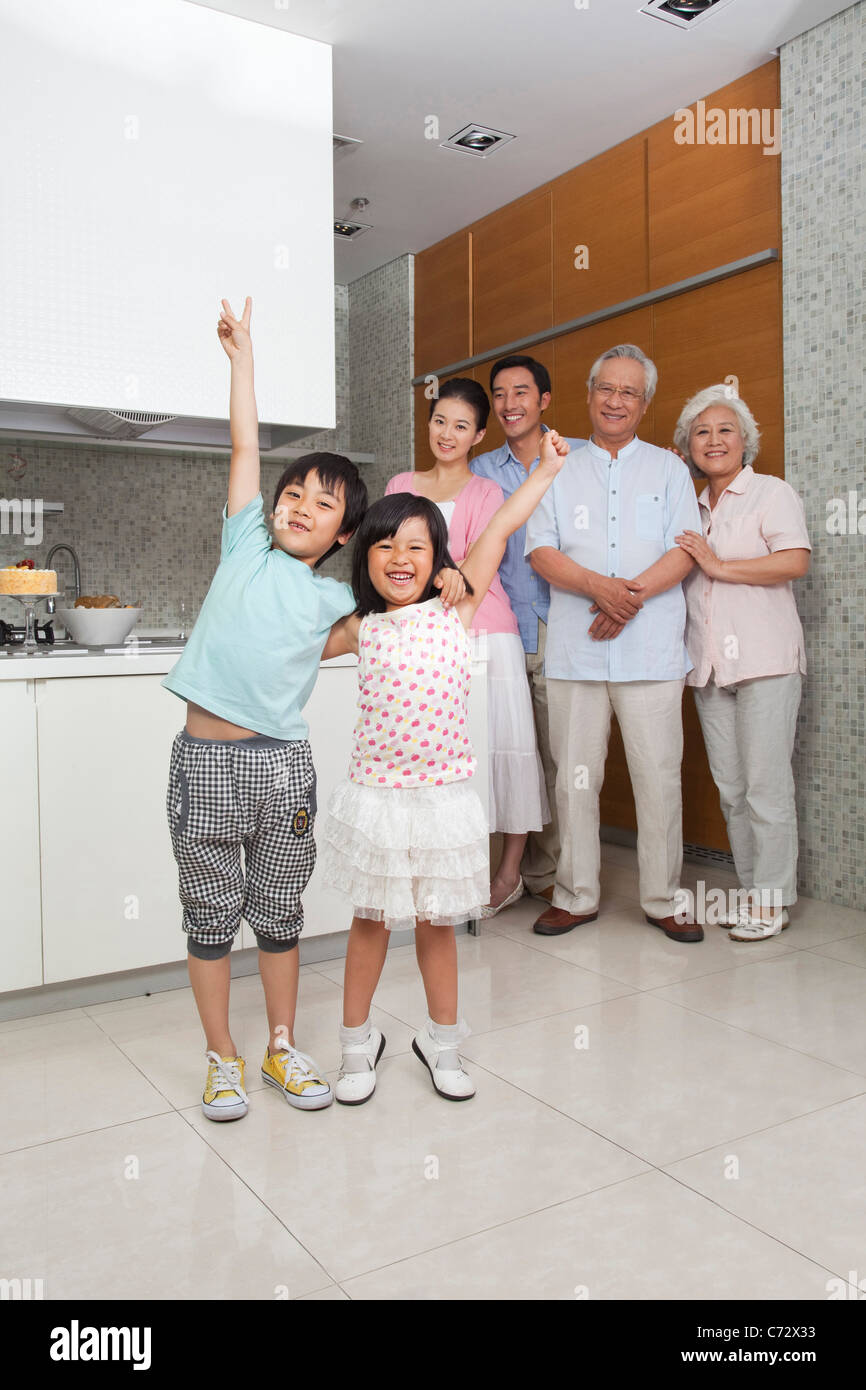 Happy family life Stock Photo - Alamy