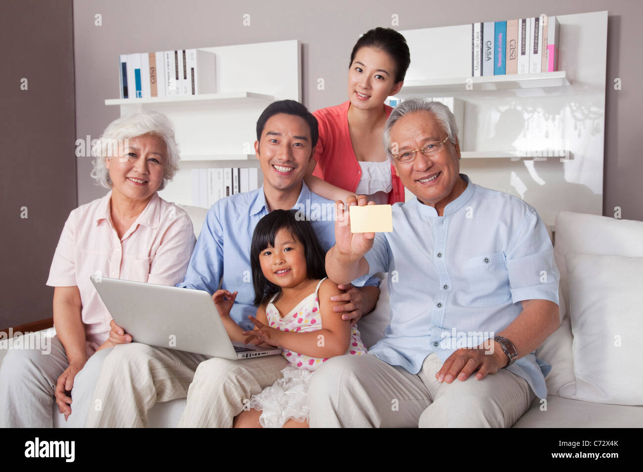 Happy family life Stock Photo - Alamy