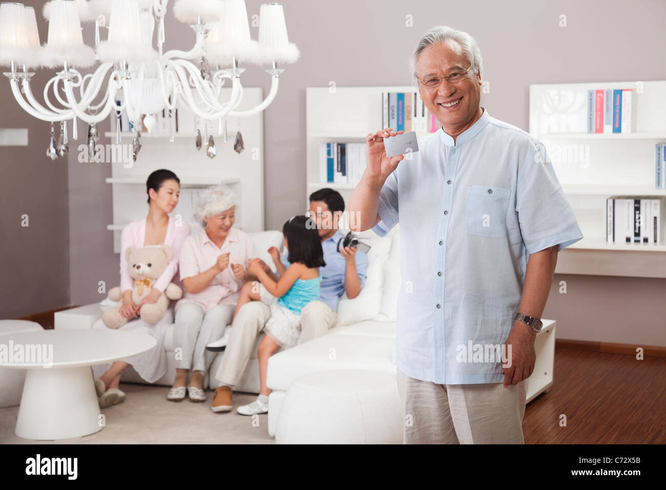 Happy family life Stock Photo - Alamy