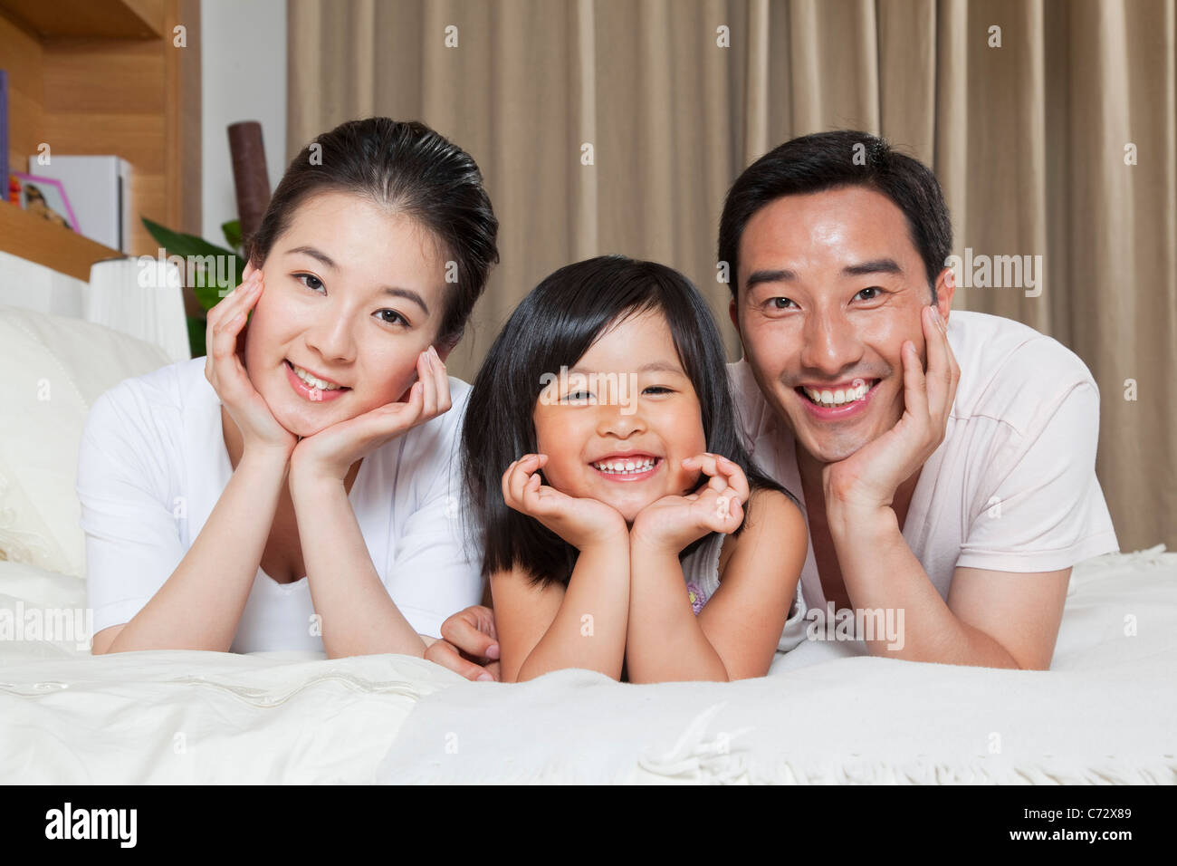 Happy family life Stock Photo - Alamy