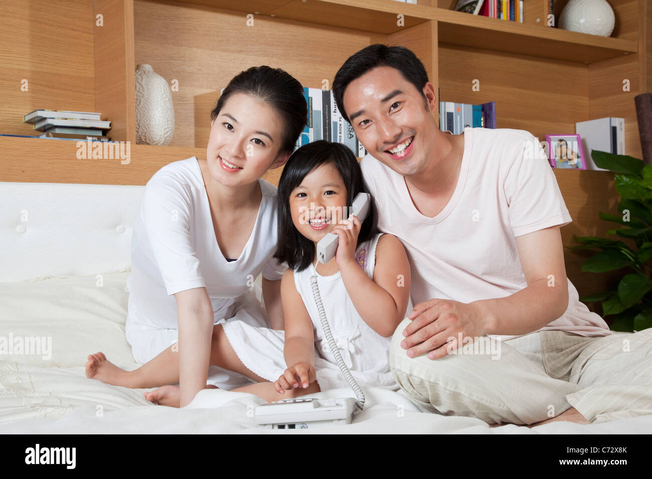 Happy family life Stock Photo - Alamy