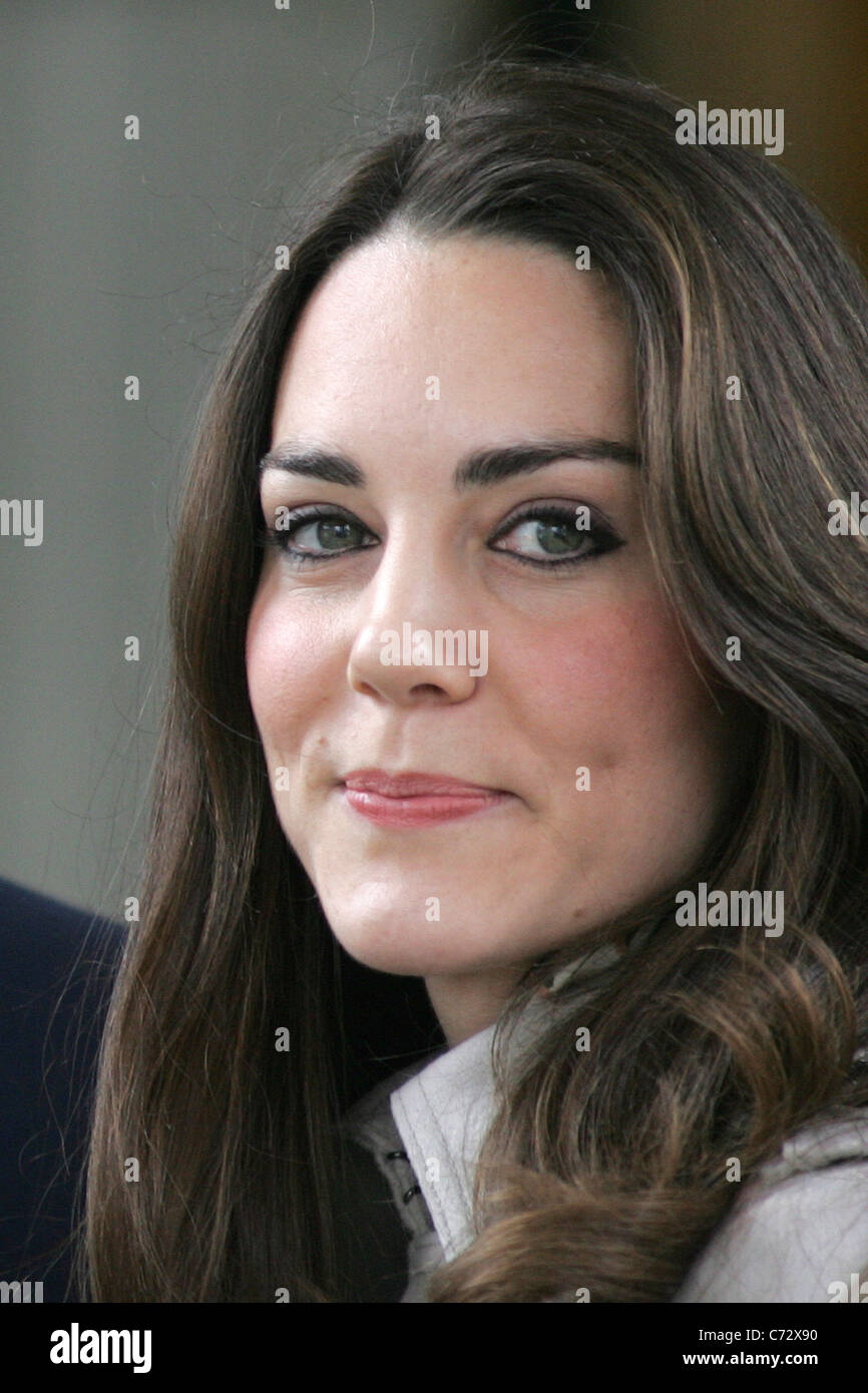 Kate Middleton and Prince William during a visit to Northern Ireland ...