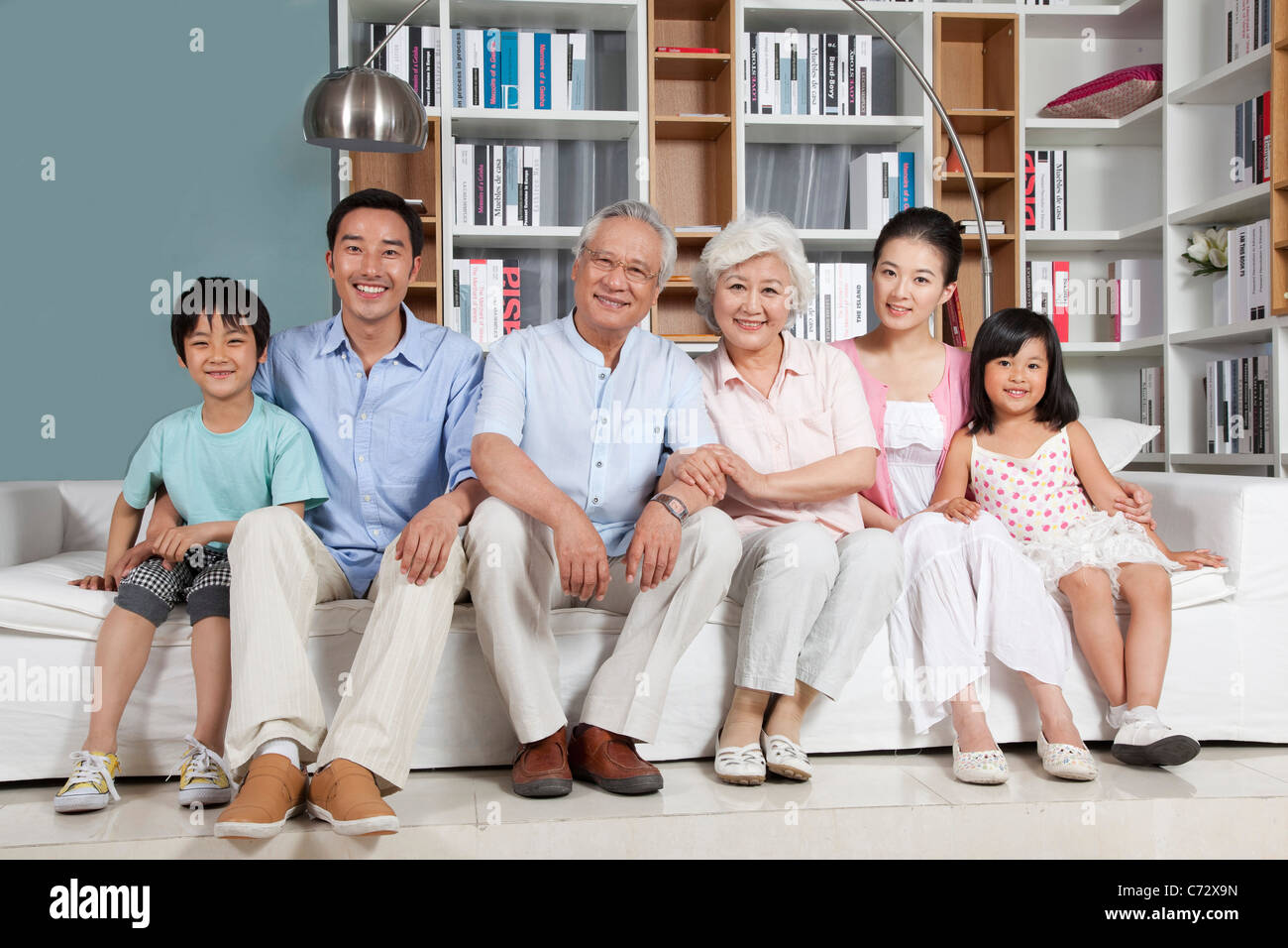 Happy family life Stock Photo - Alamy