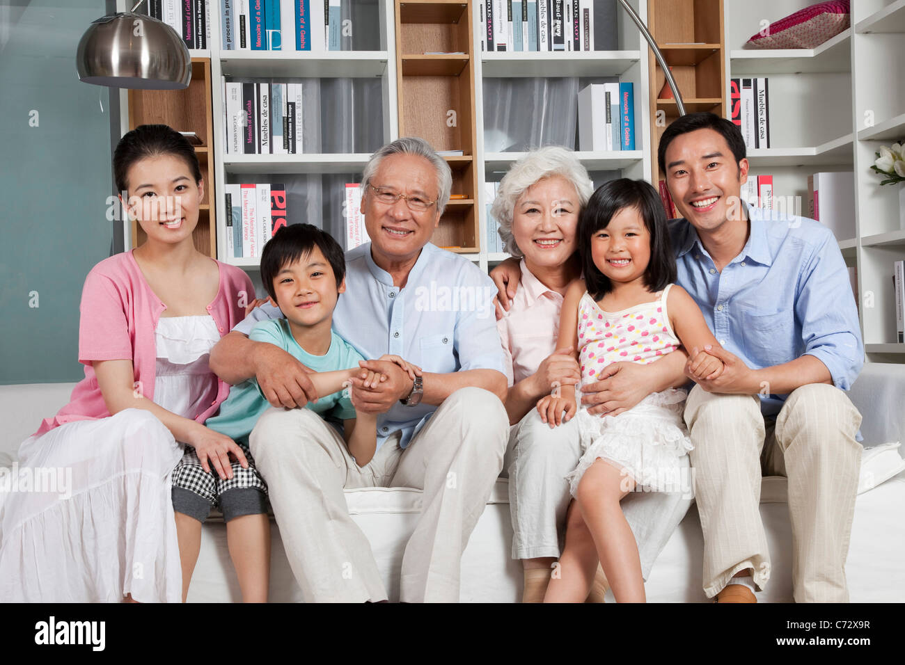 Happy family life Stock Photo - Alamy