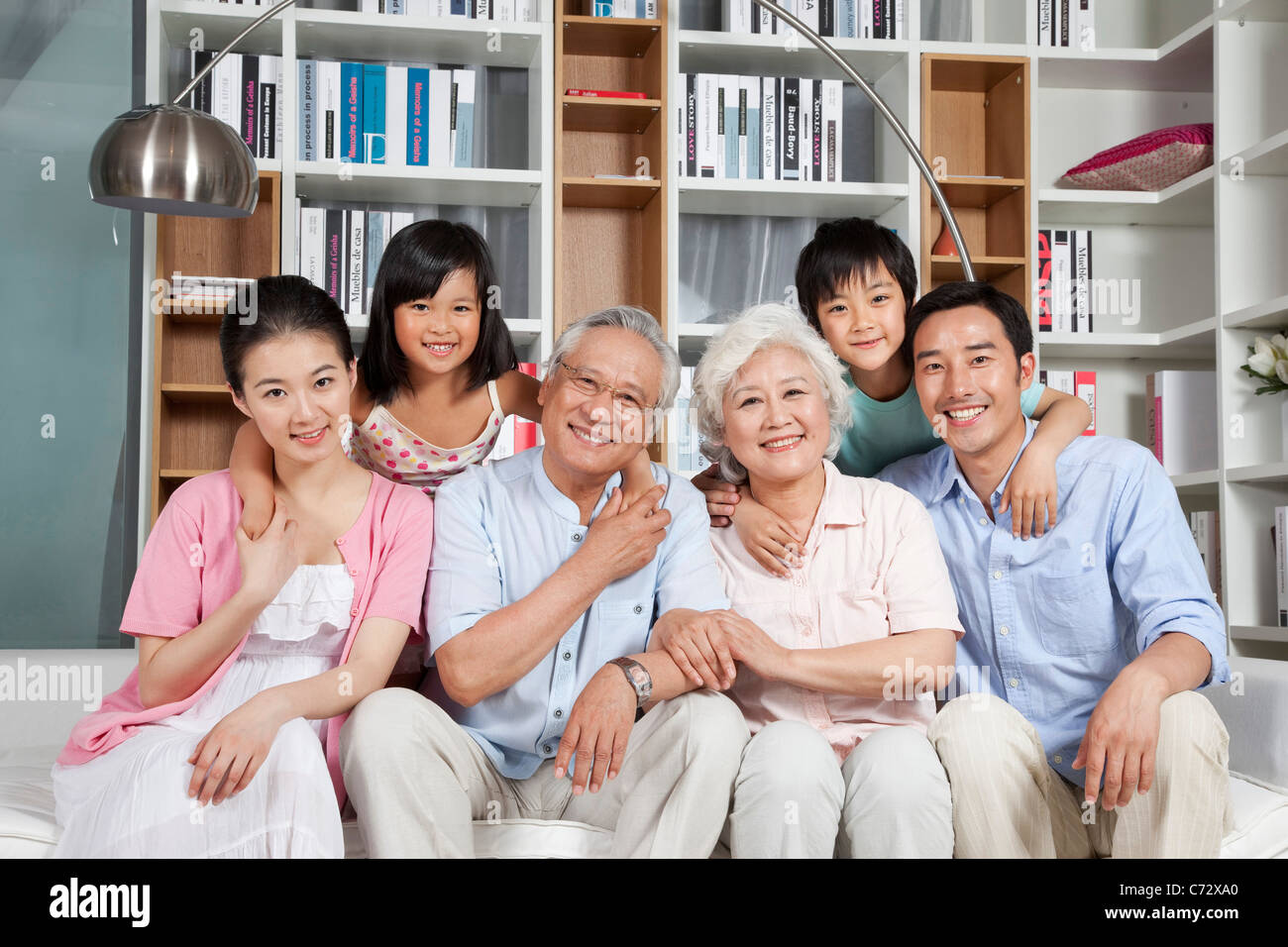 Happy family life Stock Photo - Alamy