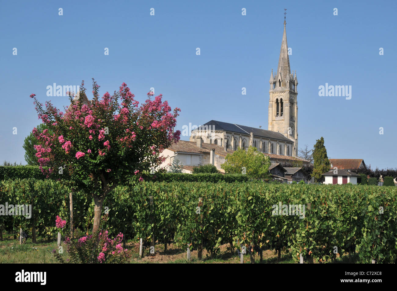Pomerol church hi-res stock photography and images - Alamy