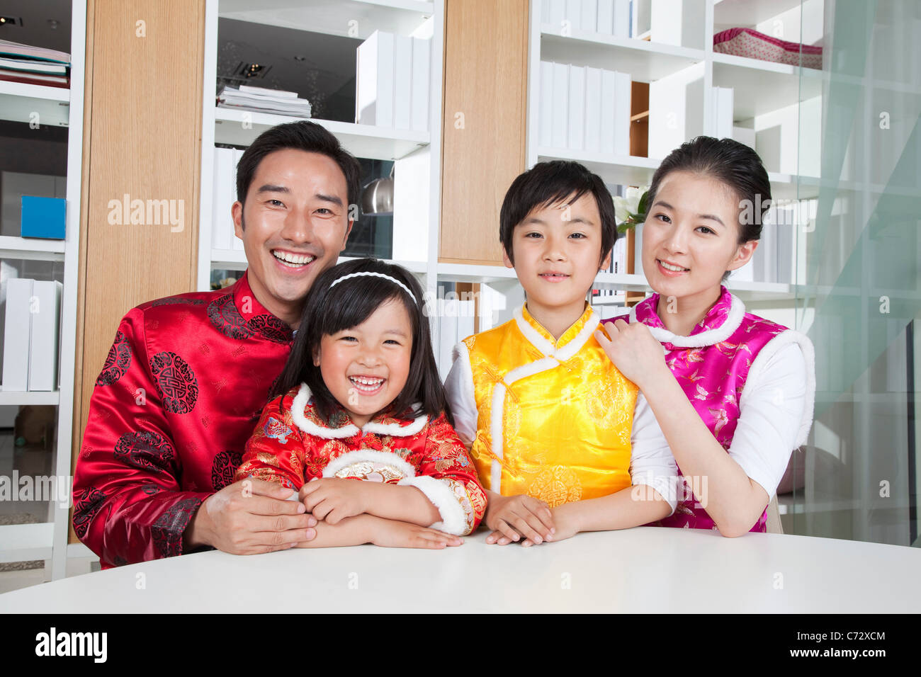 Happy family life Stock Photo - Alamy