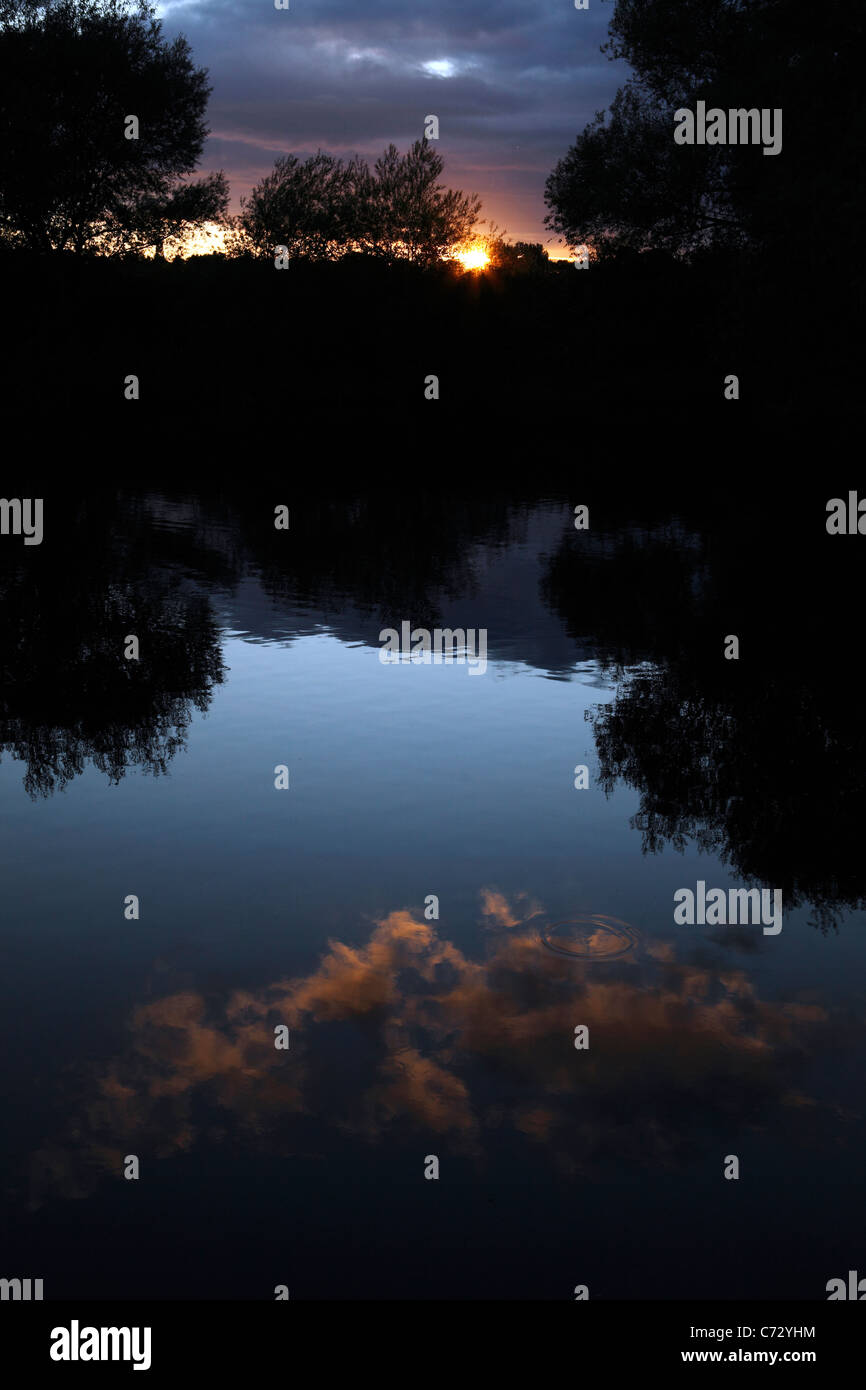 Reflection in the river wye hi-res stock photography and images - Alamy