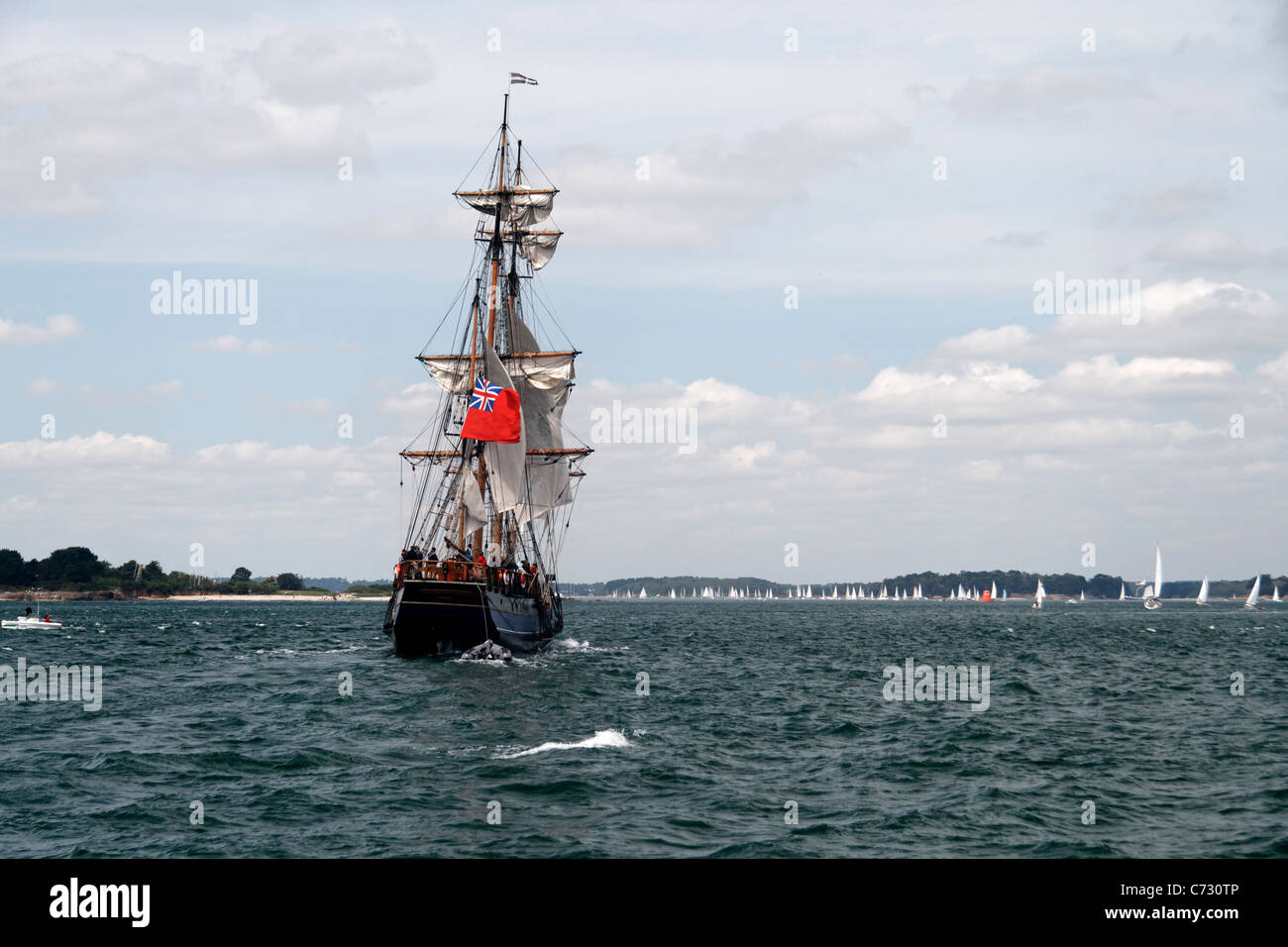 Three masted barque hi-res stock photography and images - Alamy