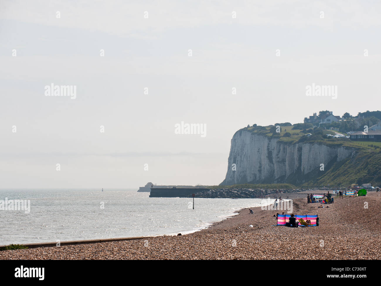 The beach at Kingsdown in Kent Stock Photo - Alamy
