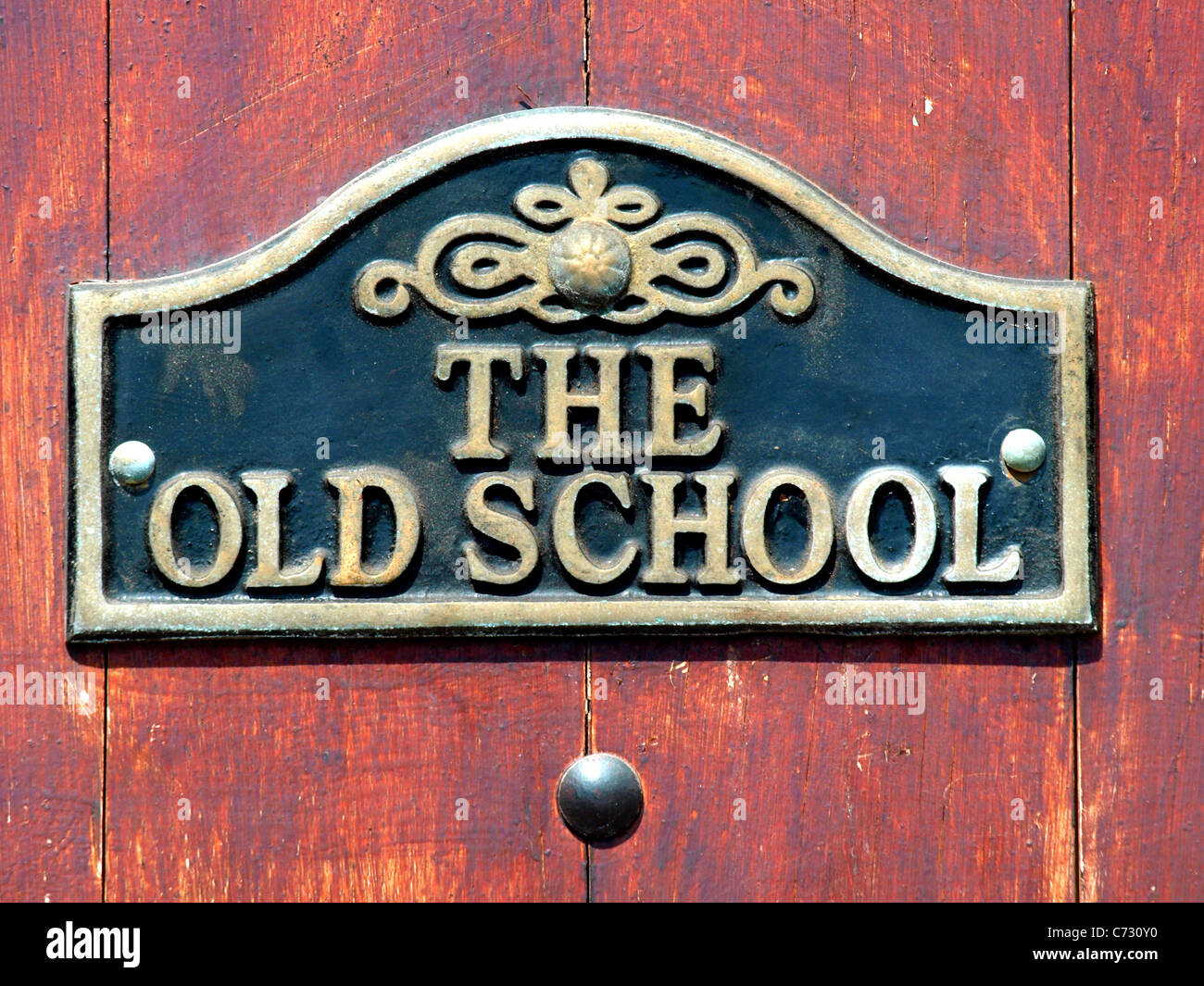 The old school Stock Photo - Alamy