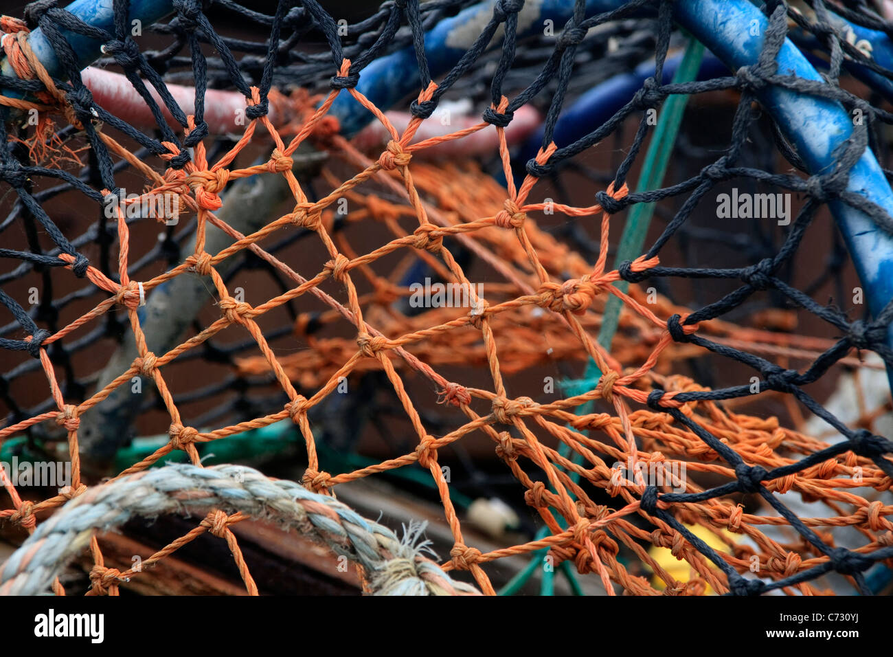 A close of image of a lobster pot Stock Photo - Alamy