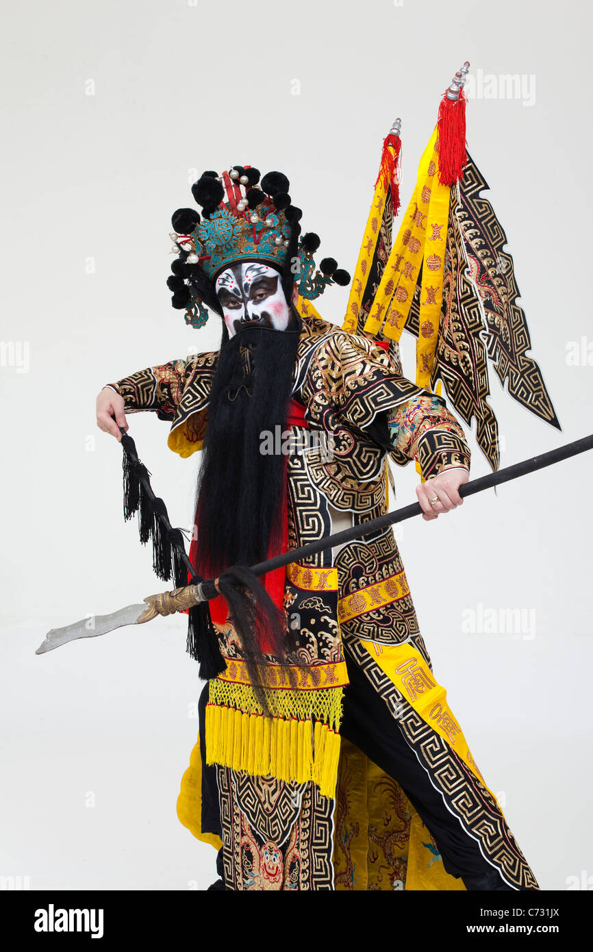 Zhang Fei Peking Opera Stock Photo - Alamy