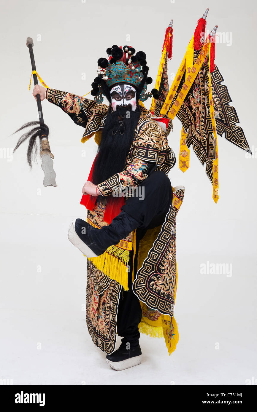 Zhang Fei Peking Opera Stock Photo - Alamy