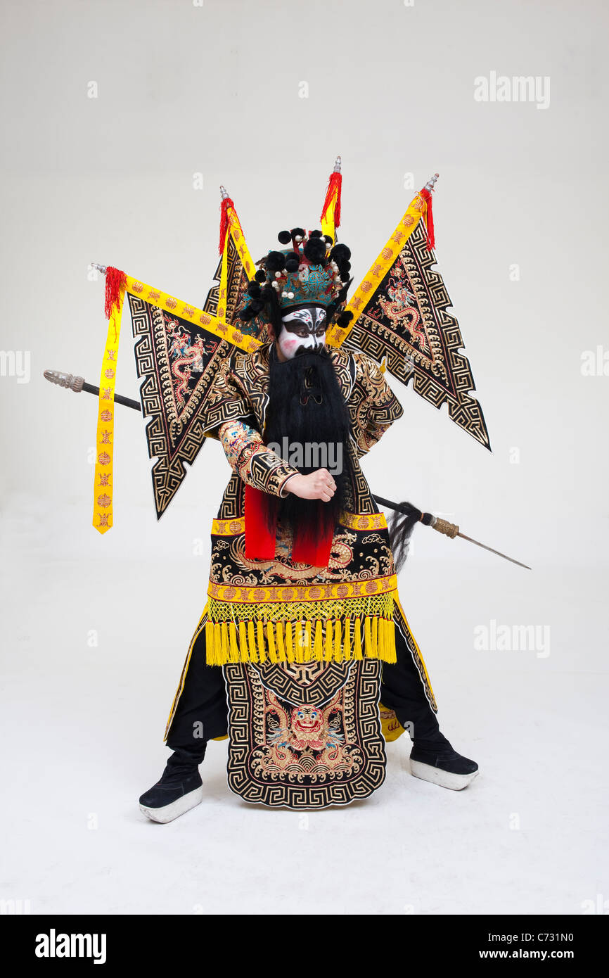 Zhang Fei Peking Opera Stock Photo - Alamy