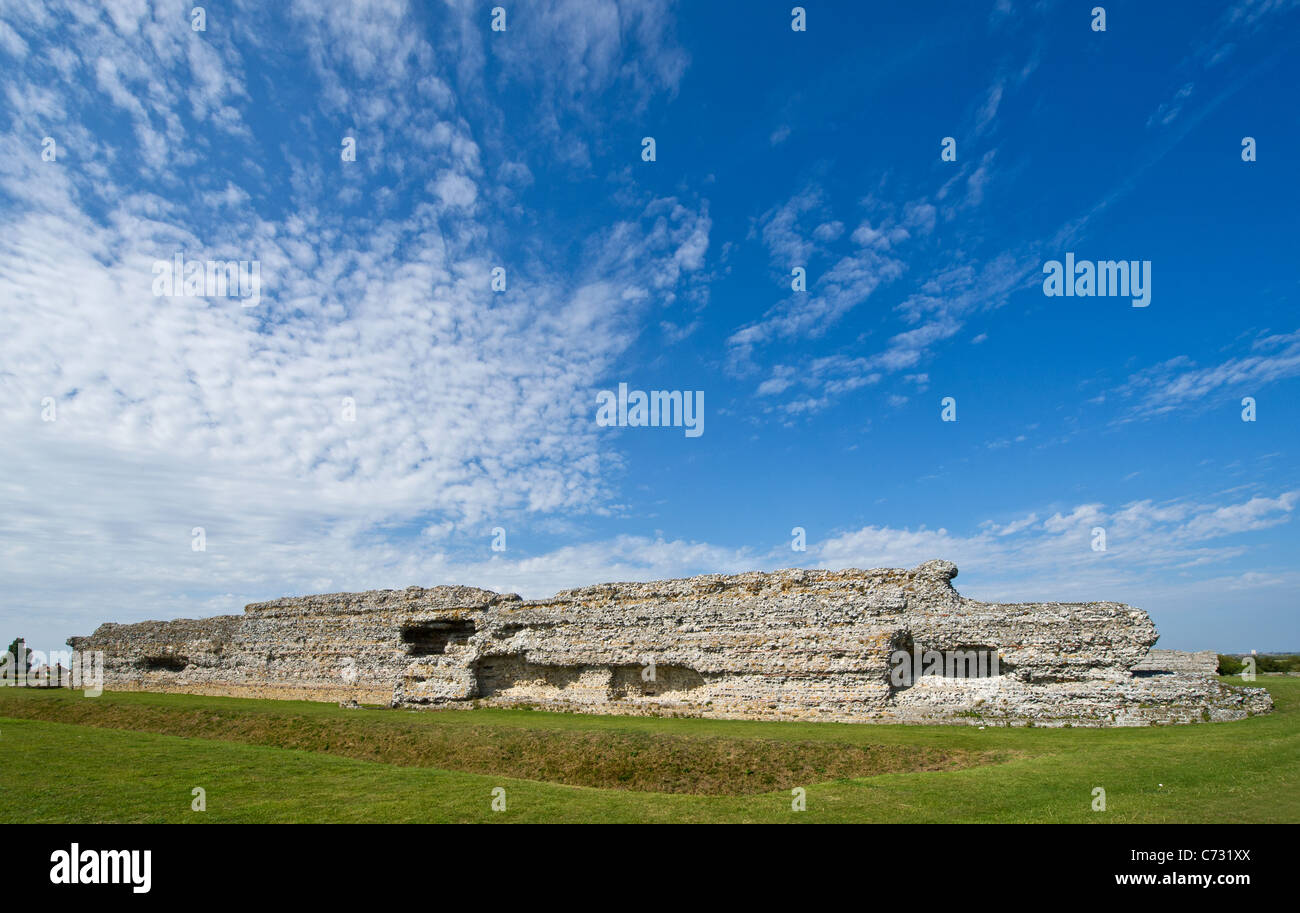 Ricborough Roman Fort in Kent Stock Photo - Alamy