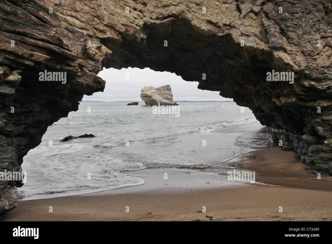 Arch rock in Point Reyes, California Stock Photo - Alamy