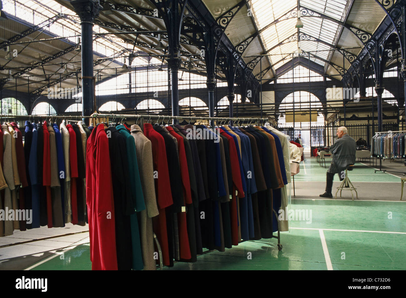 Clothes market Carreau du Temple, Sentier quarter, 3e Arrondissement ...