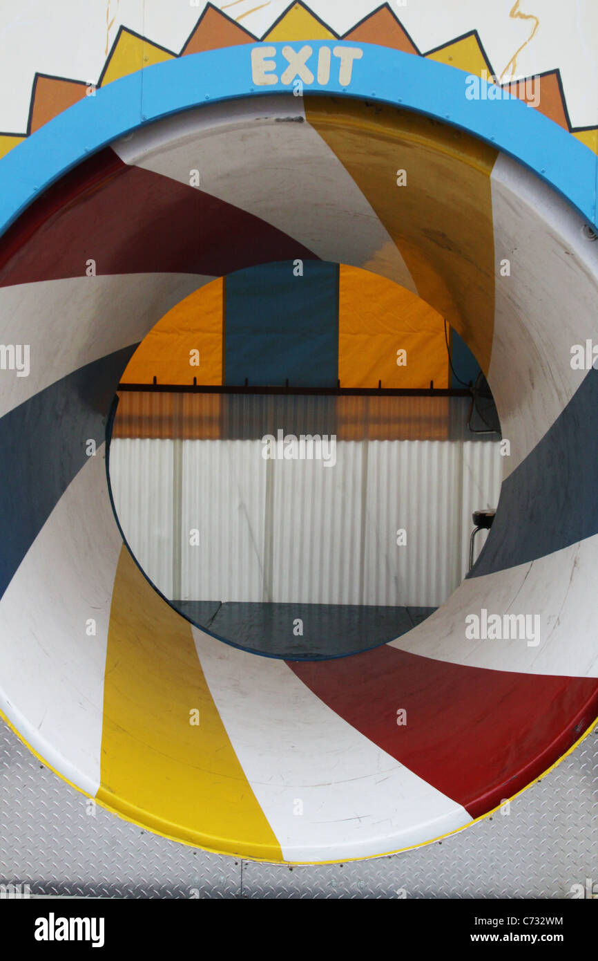 An exit tunnel at a carnival Stock Photo - Alamy