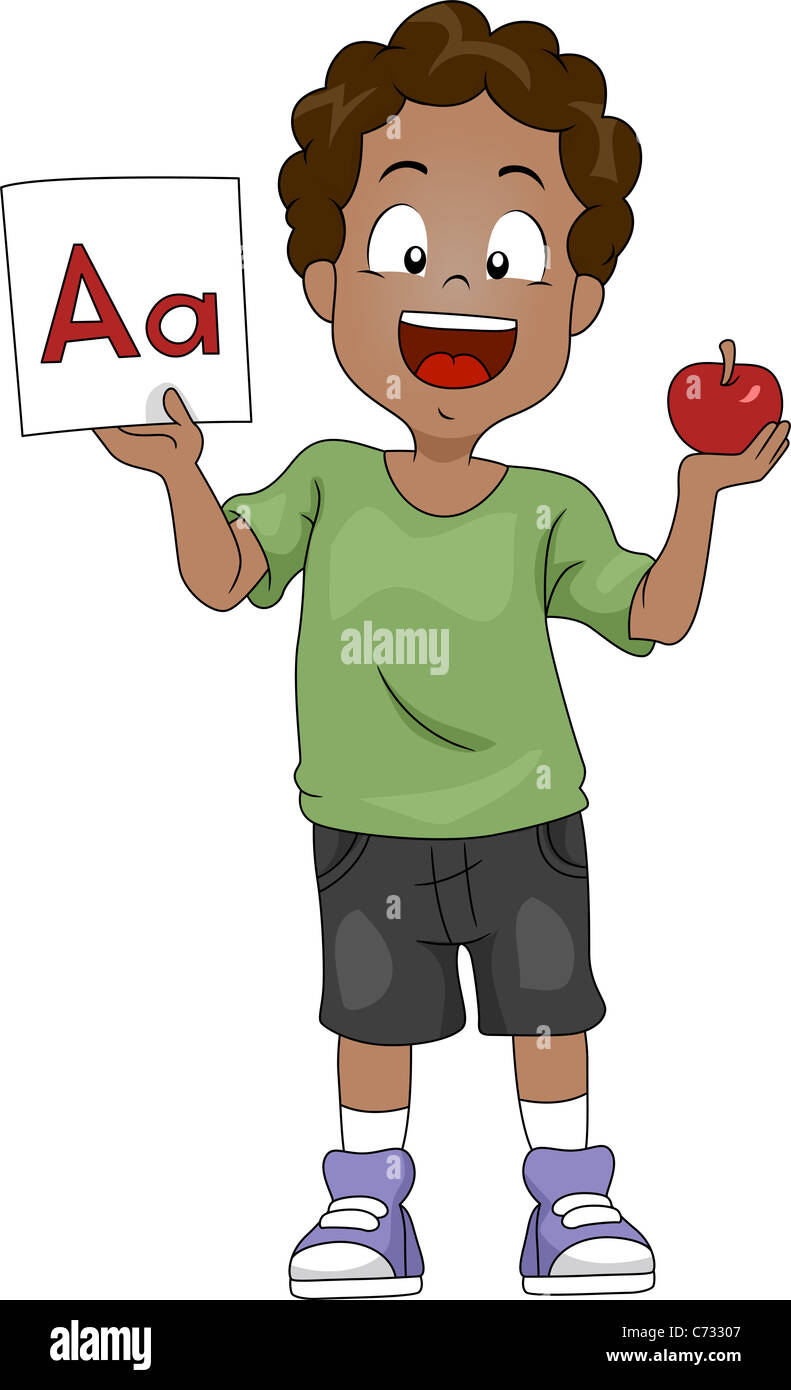 Apple flashcard hi-res stock photography and images - Alamy