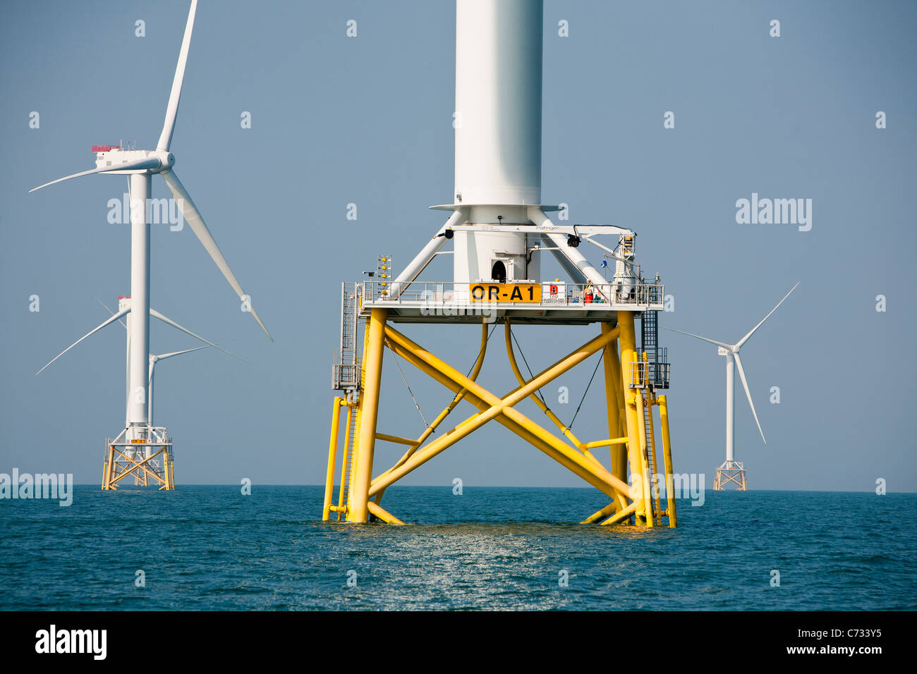 The Ormonde offshore wind farm whose 5Mw turbines are the most powerful ...