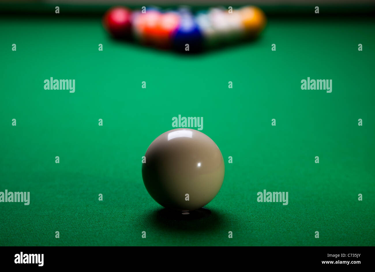 Billiard balls, pool Stock Photo - Alamy