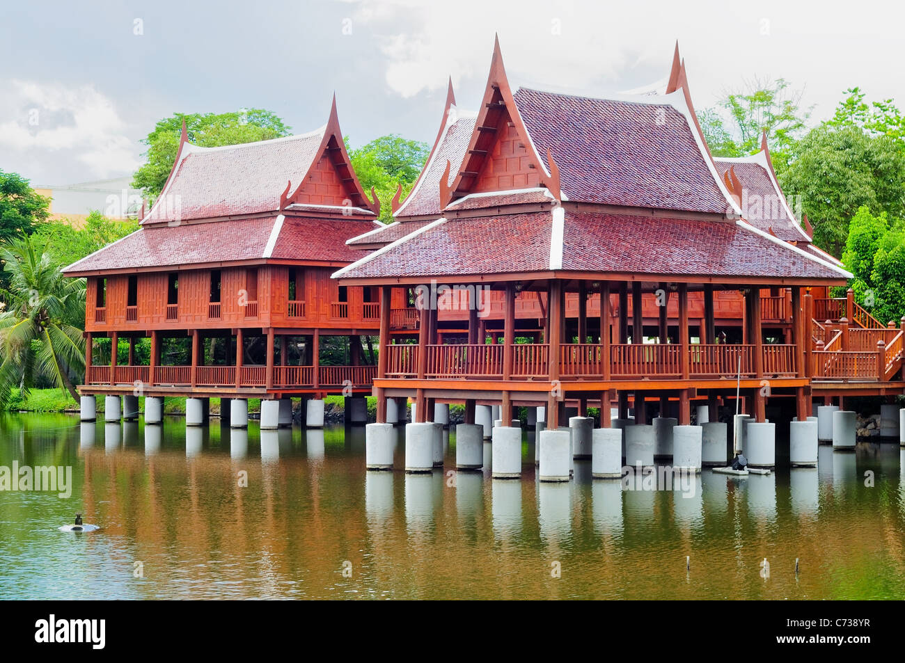 Thai Style House In Thailand Thai Style House — Stock Photo