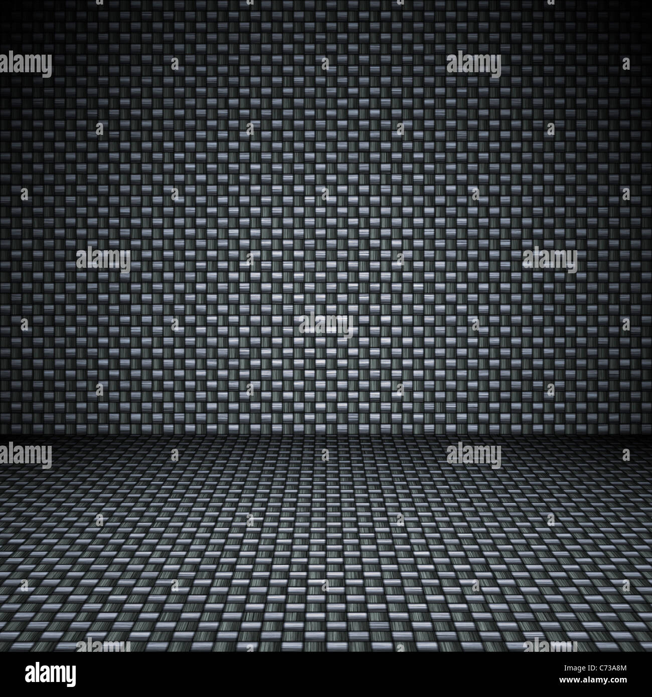 A realistic carbon fiber textured backdrop with 3D perspective Stock ...