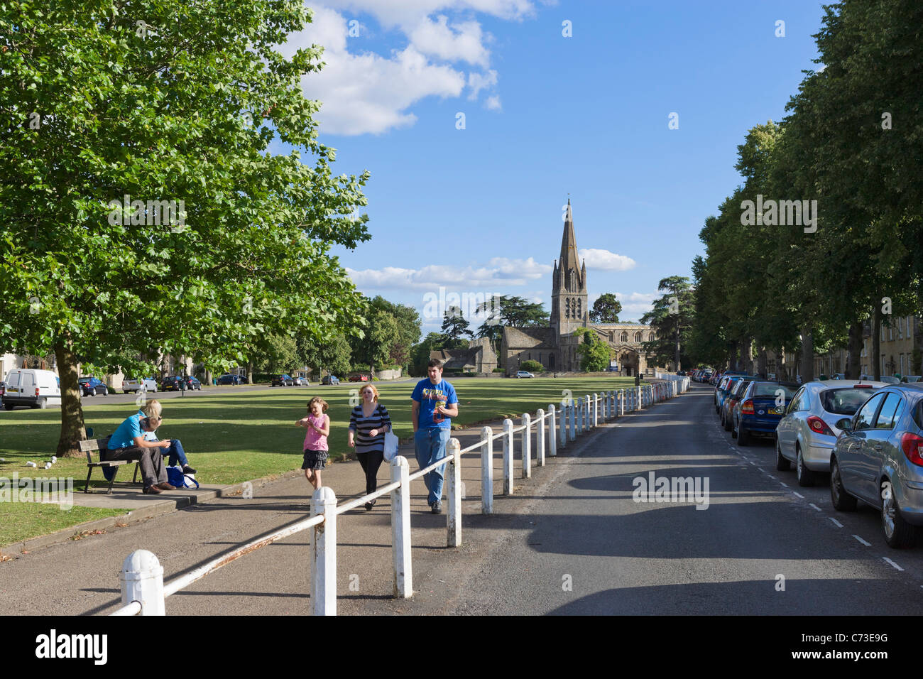 Church Green in the centre of Witney, Oxfordshire, England, UK Stock ...